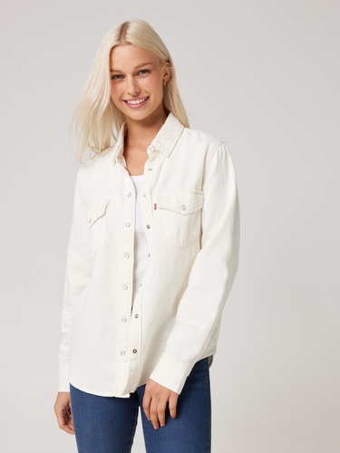 Iconic Western Shirt In Tan Rinse