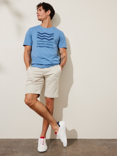 Tonal Block Print Tee