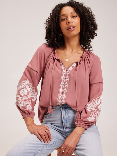 Arabella Embroidered Popover