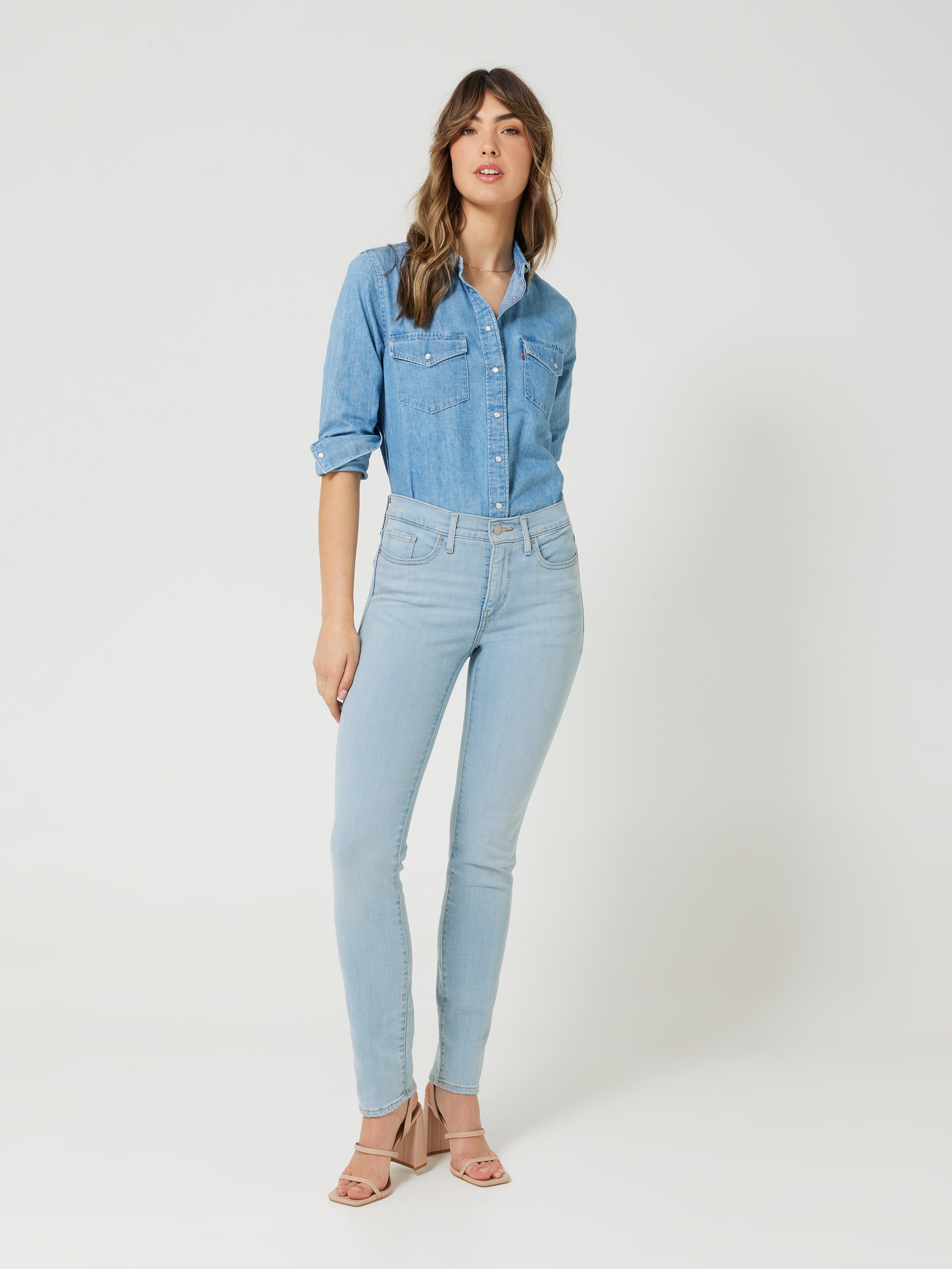 312 Shaping Slim Jean In Slate Freeze - Just Jeans Online