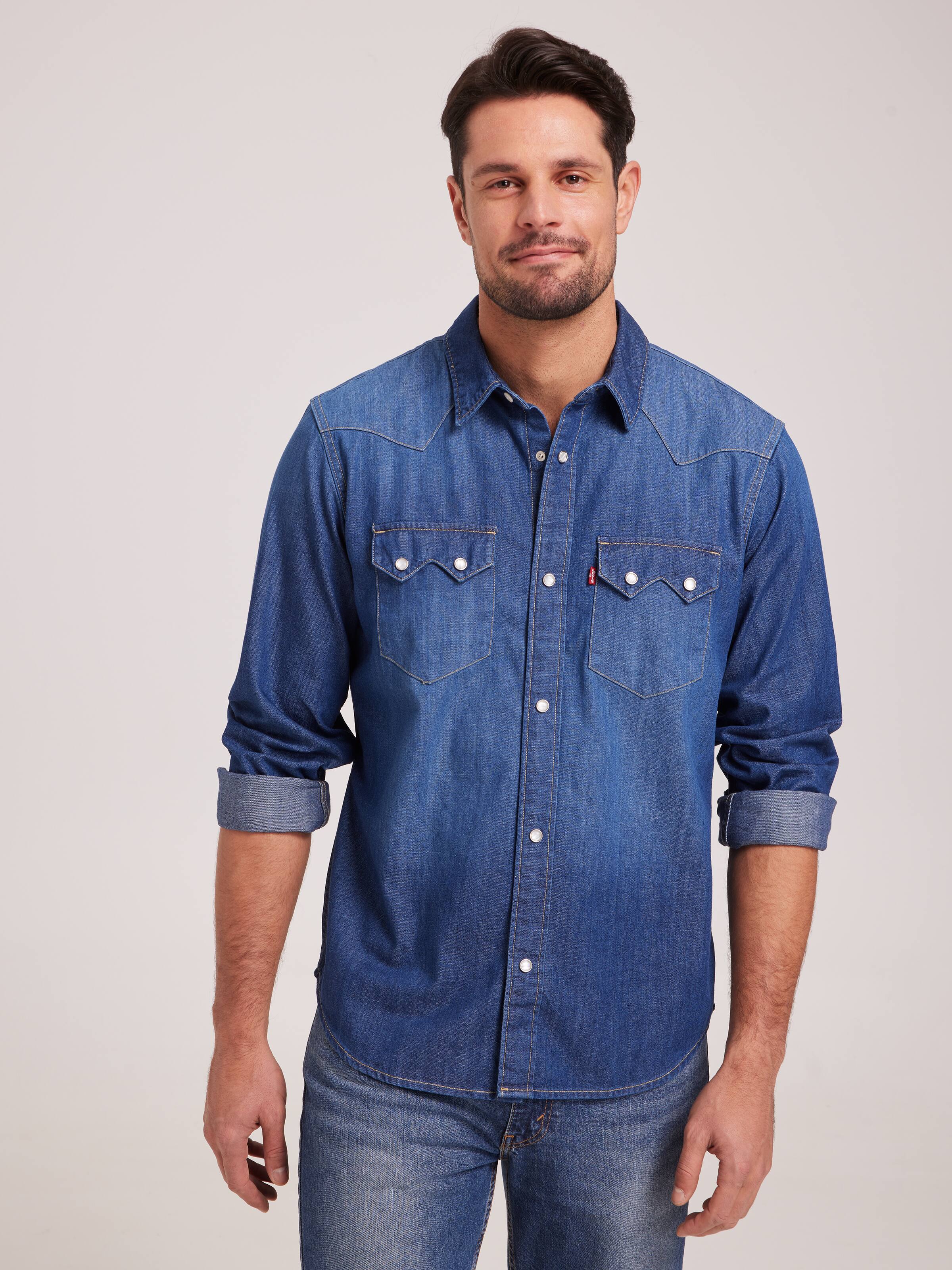 Sawtooth Relaxed Fit Western Shirt In Hanson - Just Jeans Online