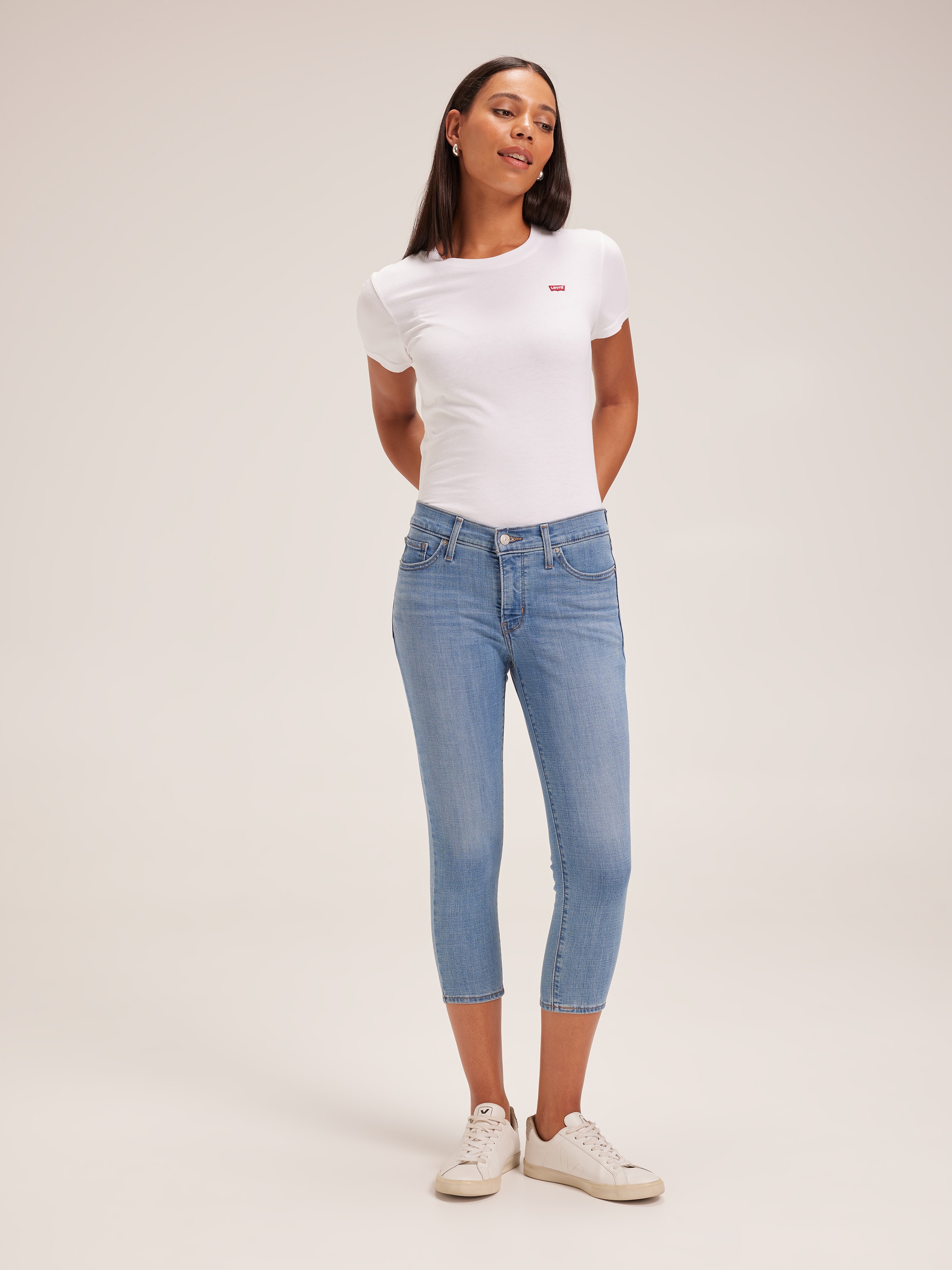 311 Shaping Skin Capri In Lapis Level - Just Jeans Online