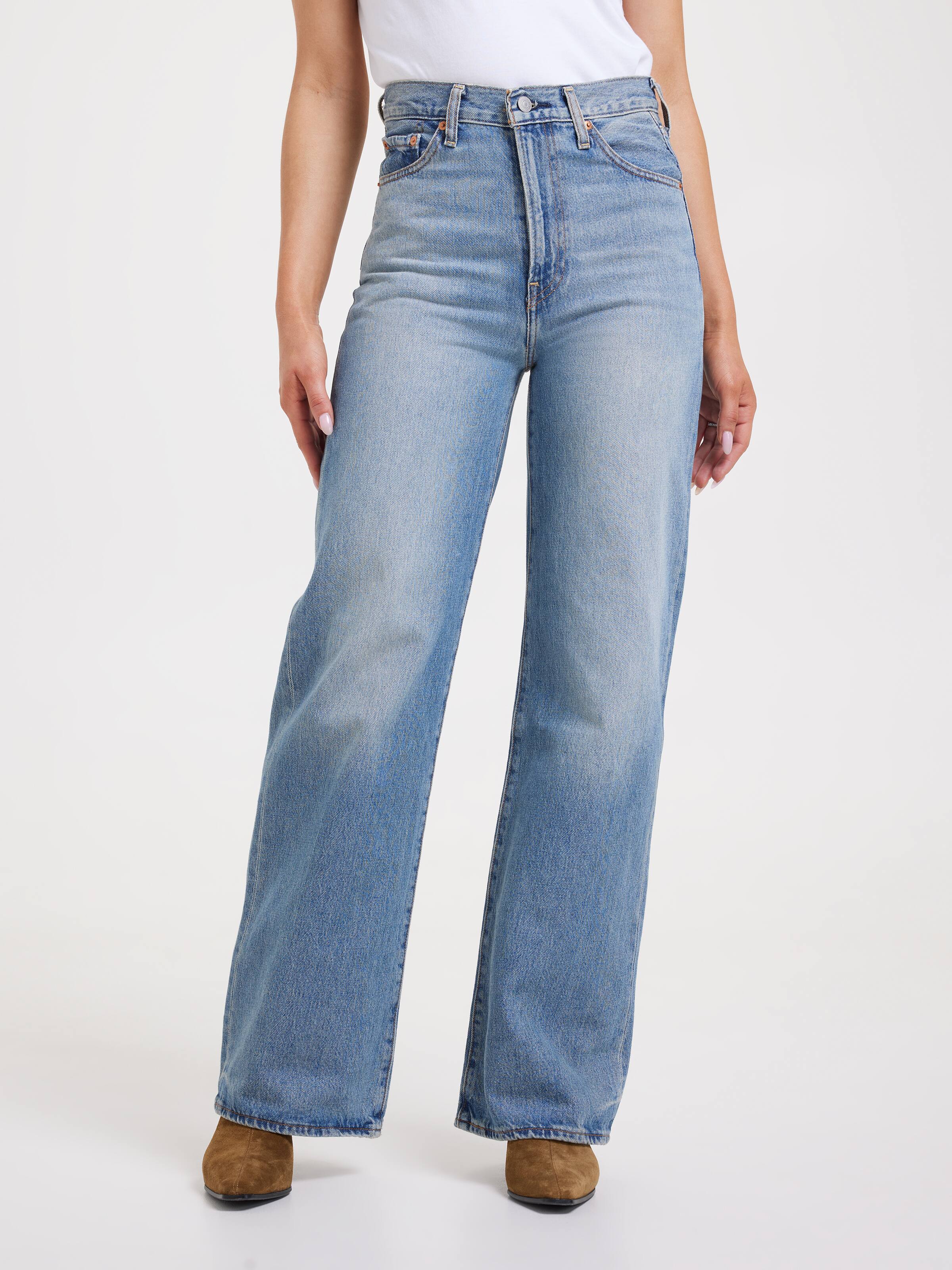 Ribcage Wide Leg In Tint Story Denim - Just Jeans Online