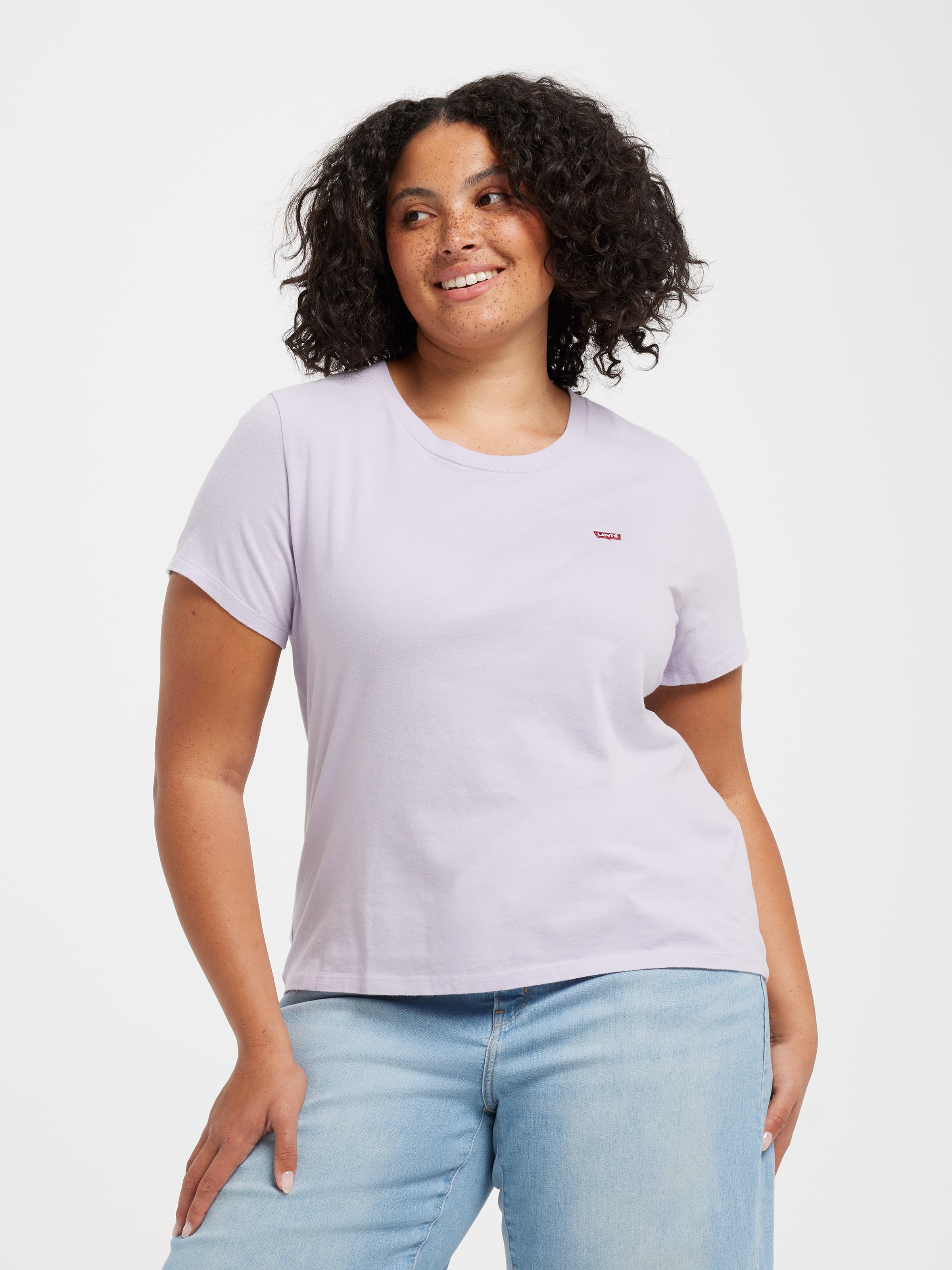 Curve Perfect Tee In Thistle - Just Jeans Online