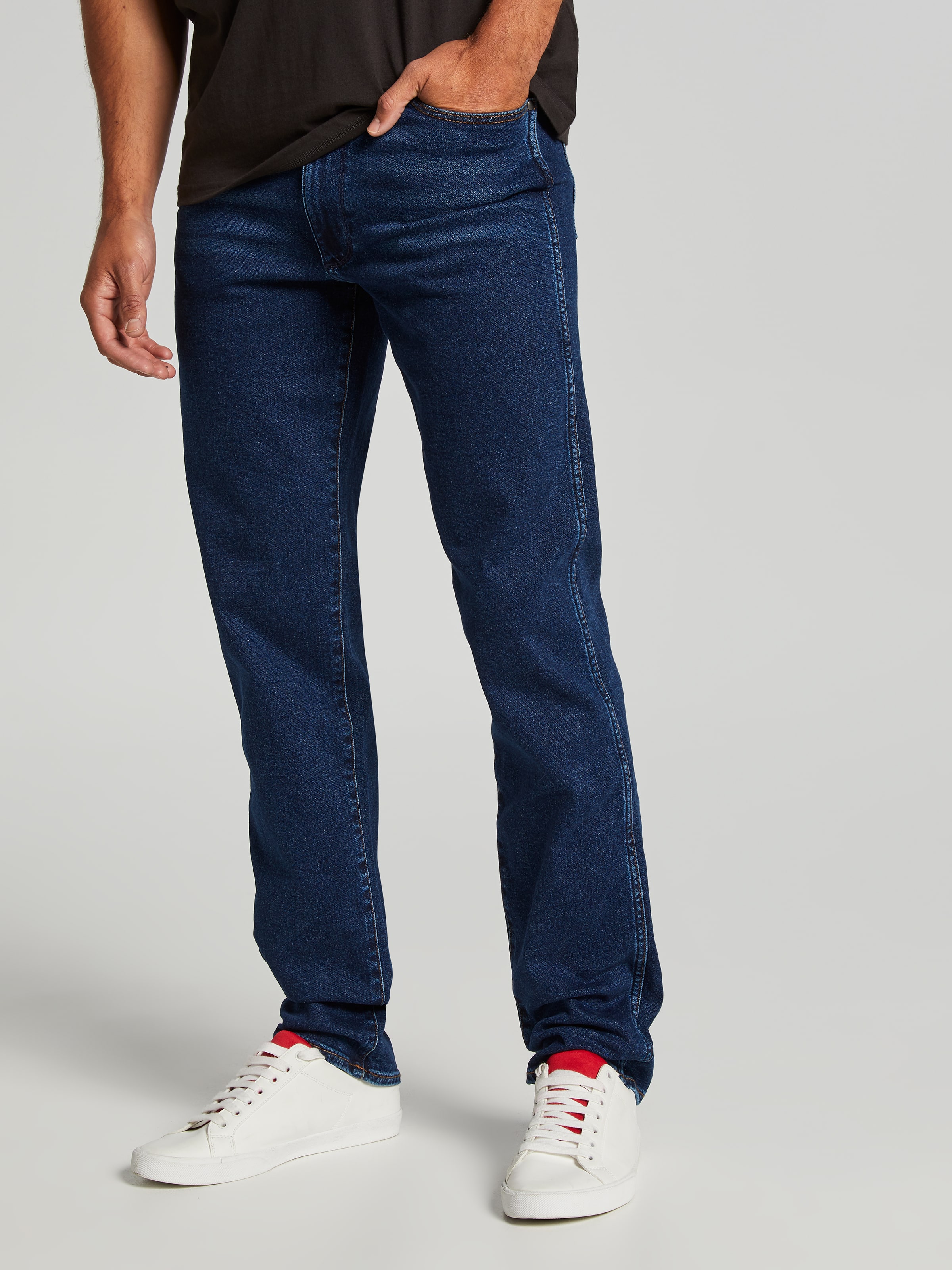 Classics Slim Straight Jean In Double Rinse Denim - Just Jeans Online