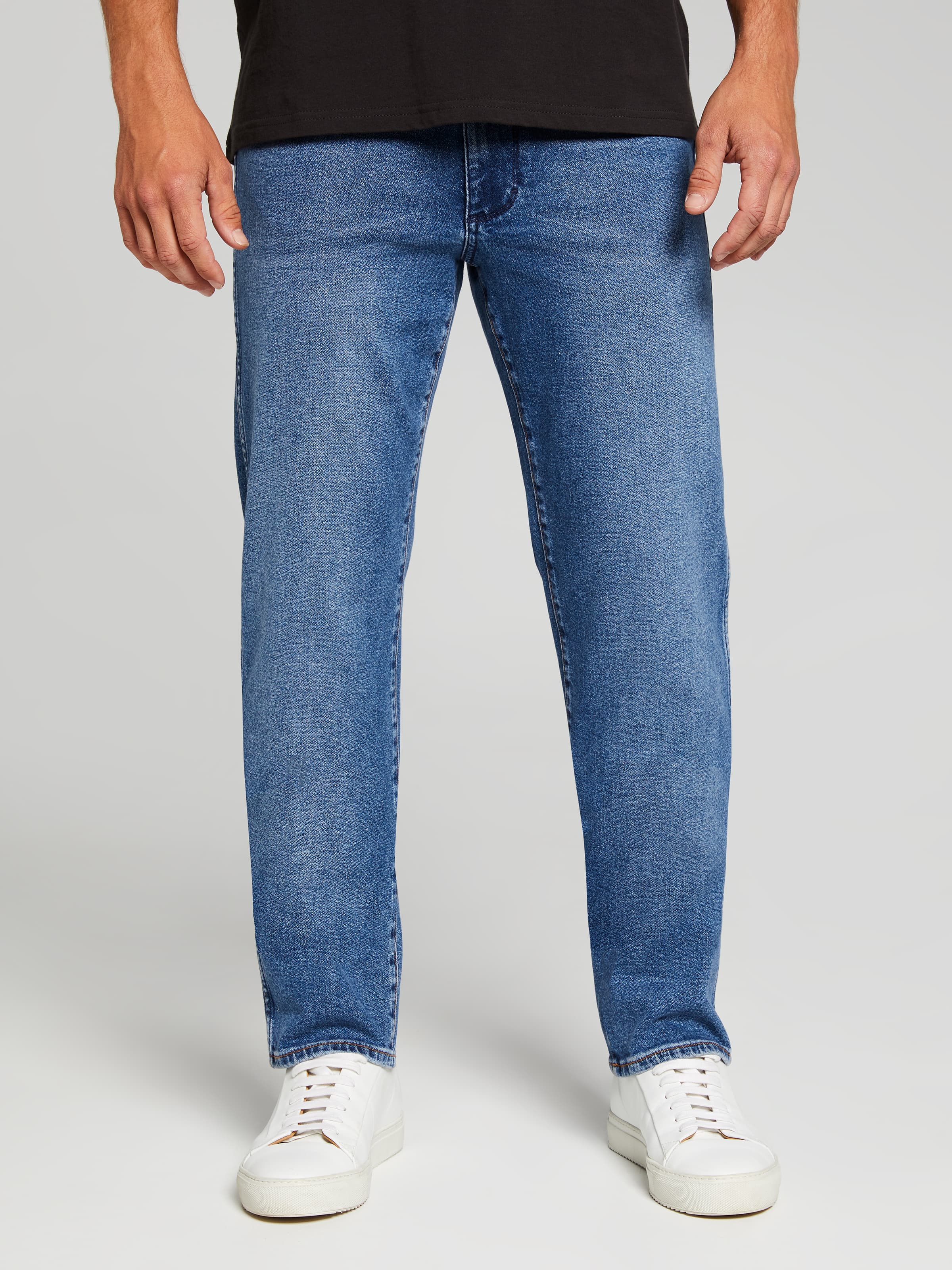 Slim Straight Washed Stone Denim - Just Jeans Online