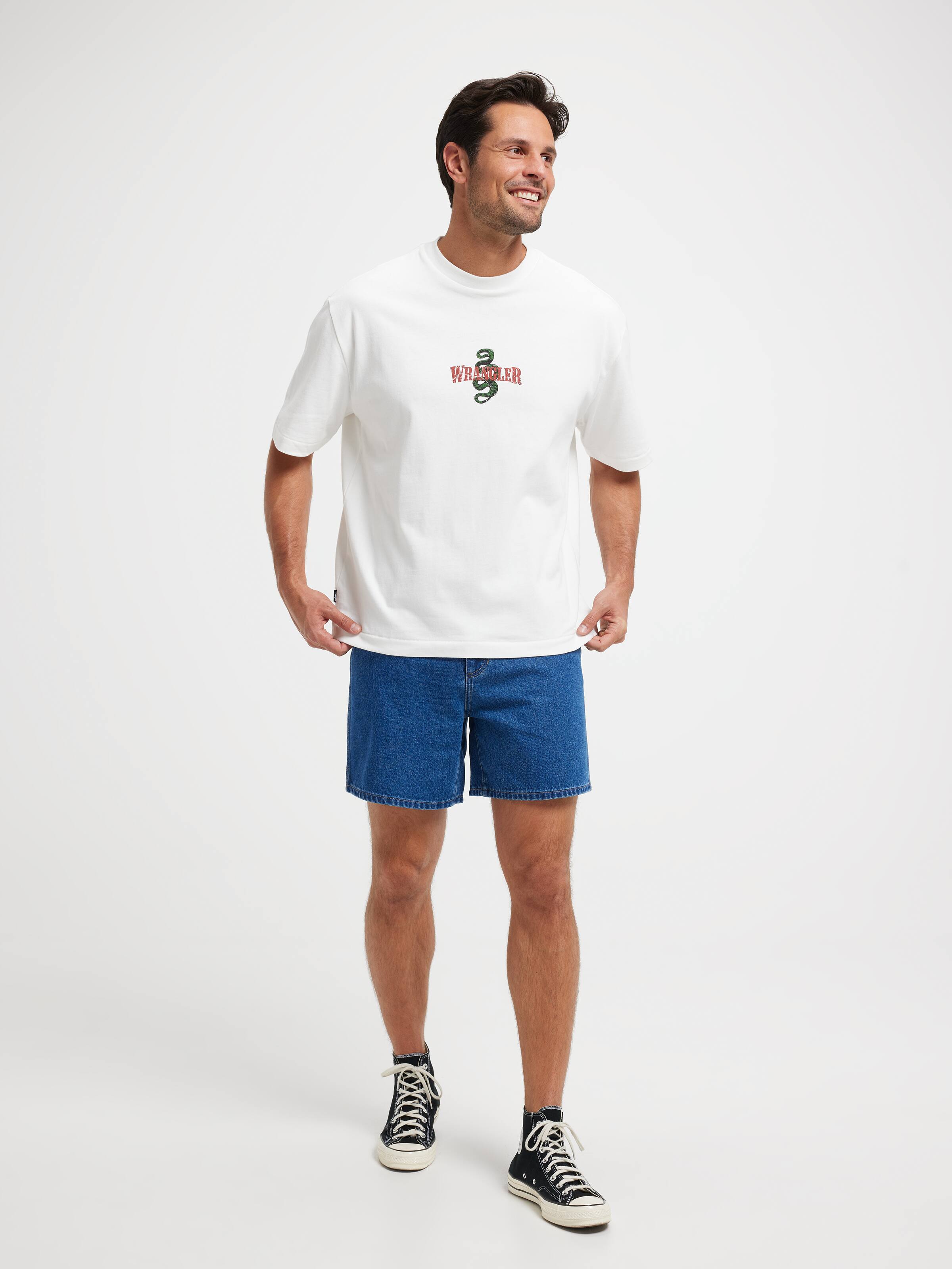 Slacker Short In Dune Blue - Just Jeans Online