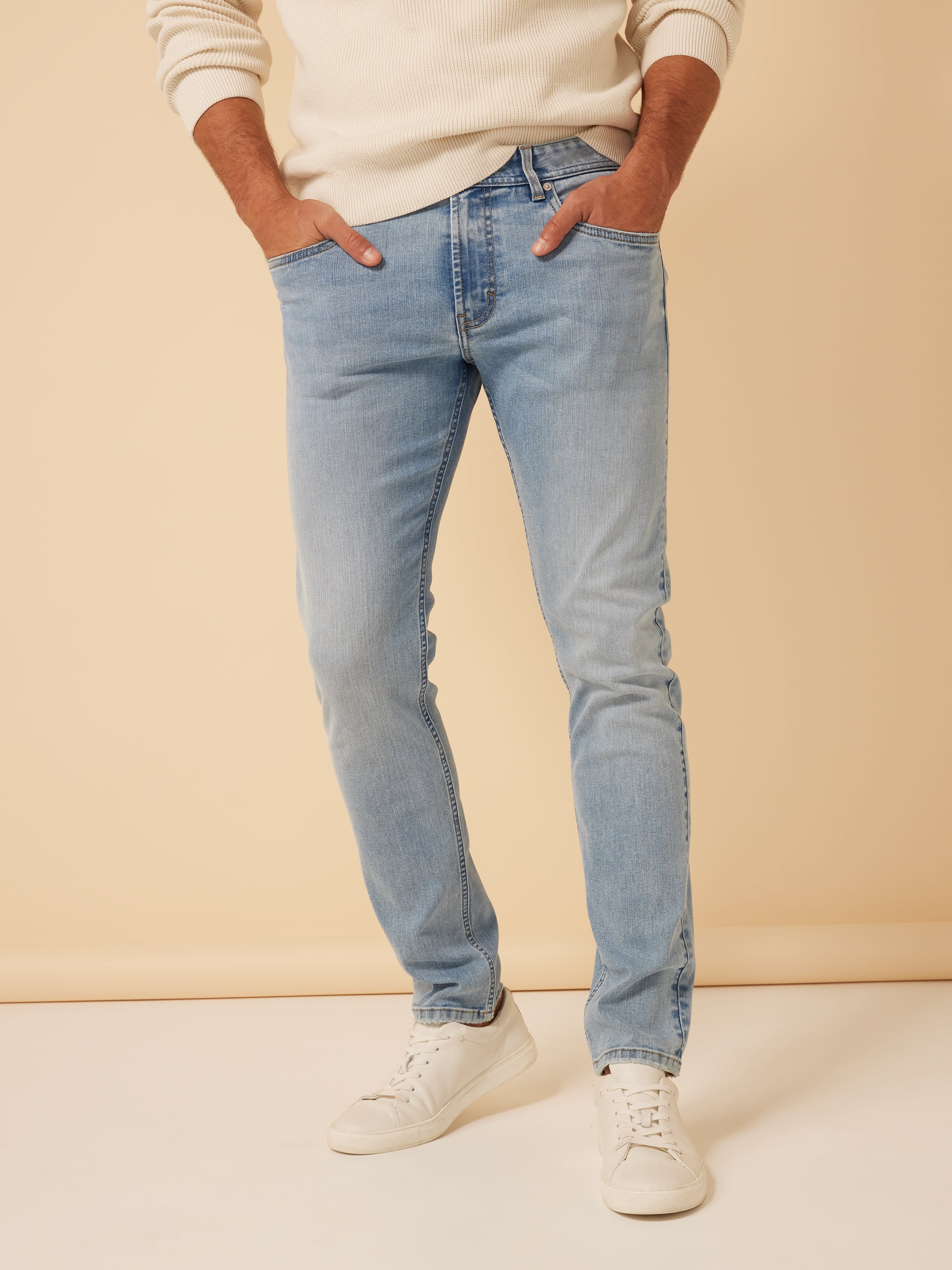 Stretch Slim Tapered Leg Y2k Blues - Just Jeans Online