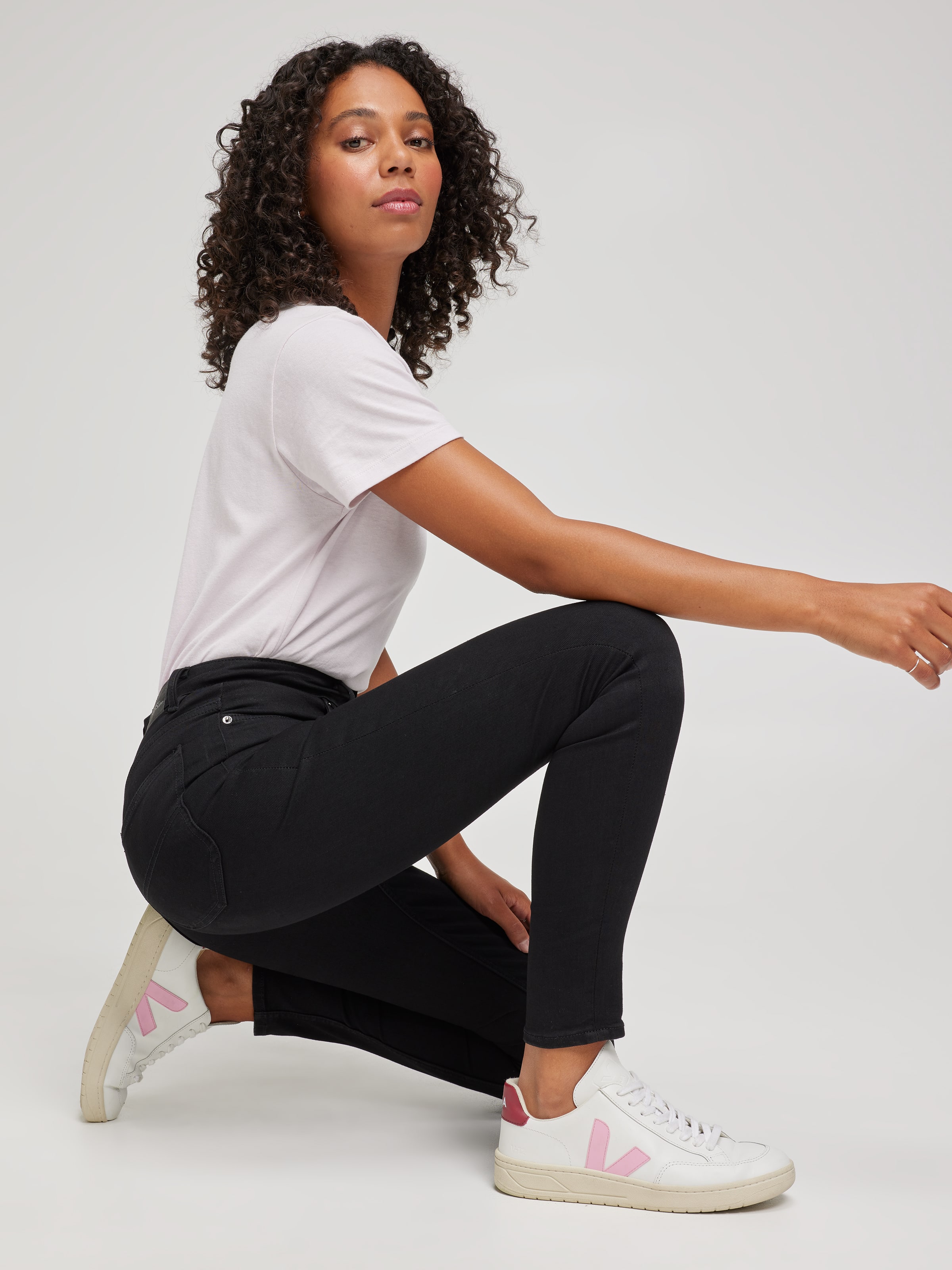 Hi Rider Curvy Jean In Jet Black - Just Jeans Online