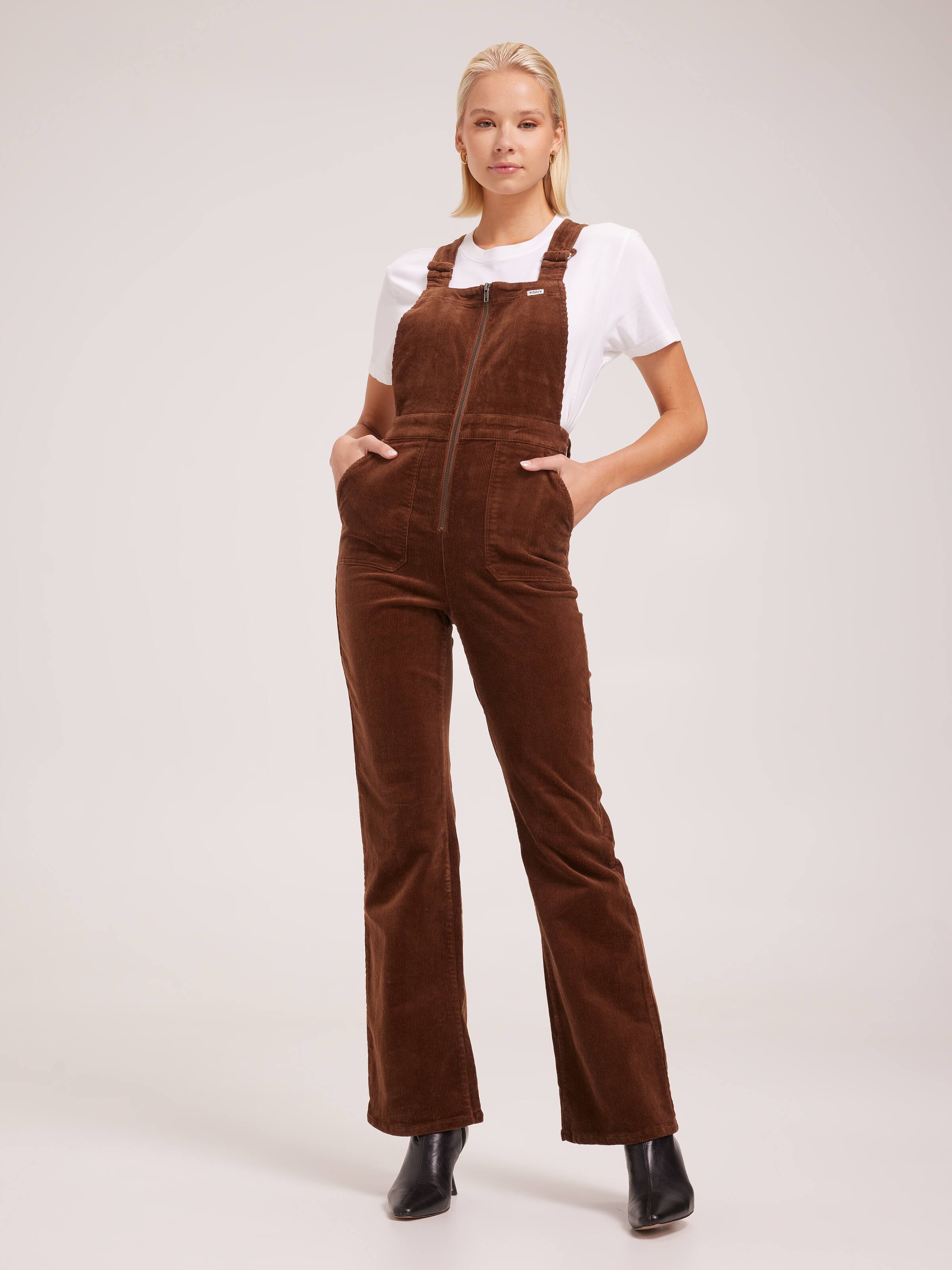 Tori Overall In Chestnut Cord - Just Jeans Online