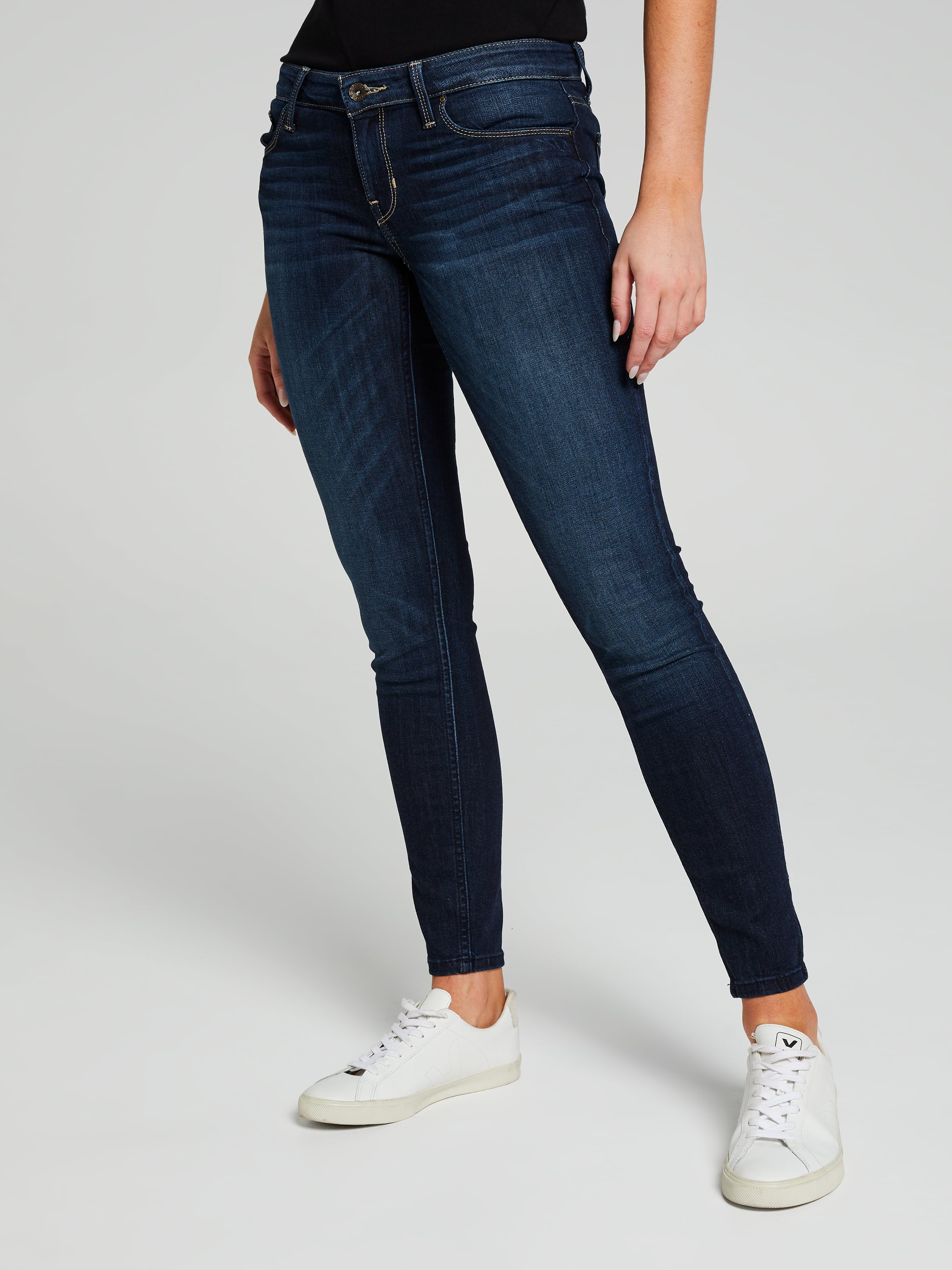 Power Skinny Low Rise Jean In Kent Denim - Just Jeans Online