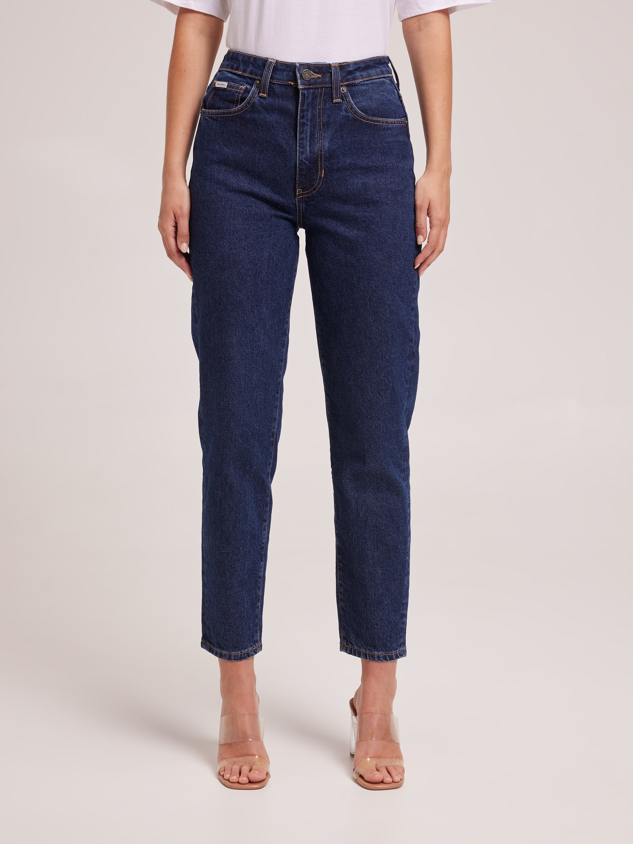 Jeans Go6 Mom In Dark Wash - Just Jeans Online