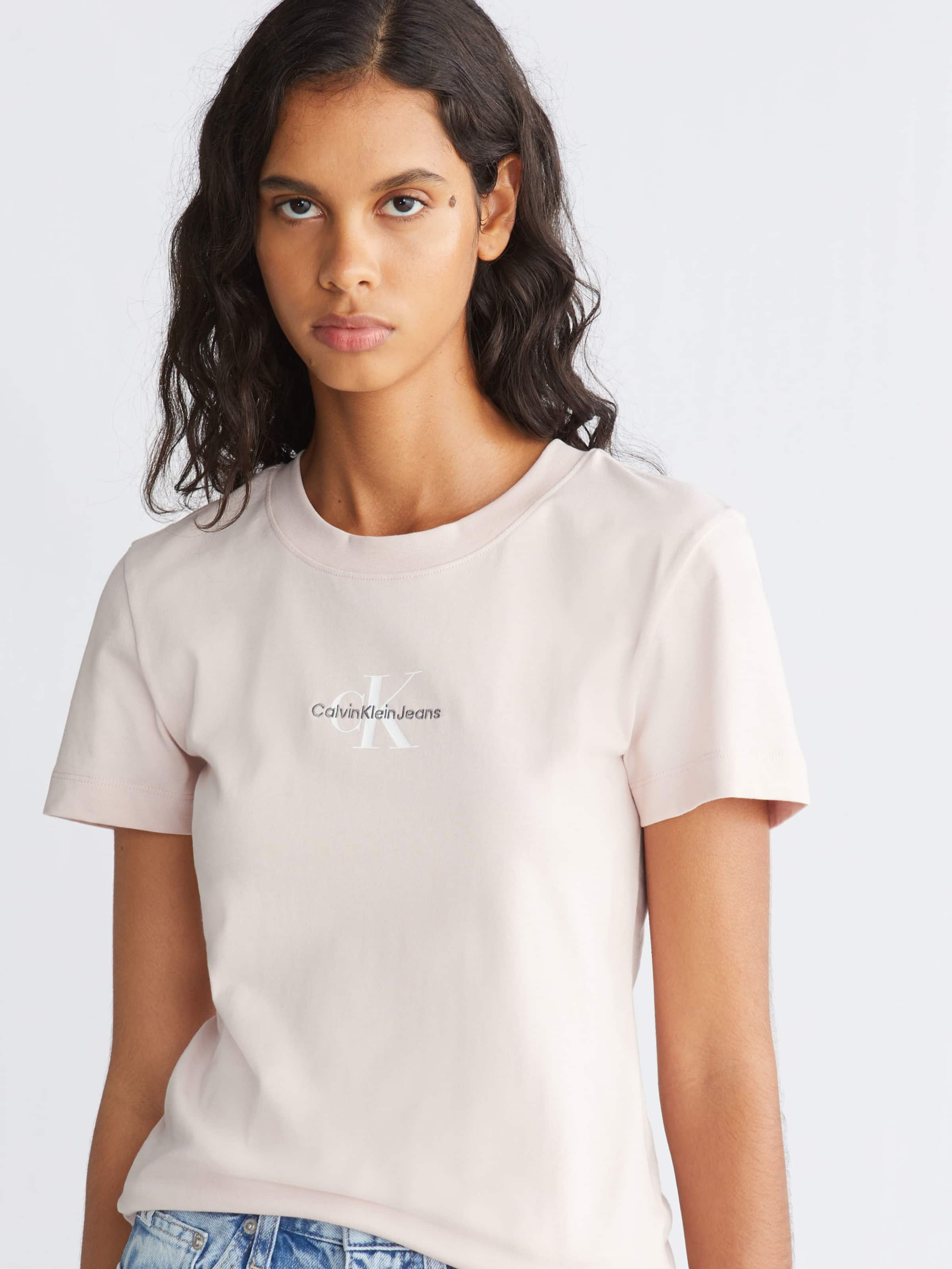 Monologo Slim Tee In Sepia Rose Rose - Just Jeans Online