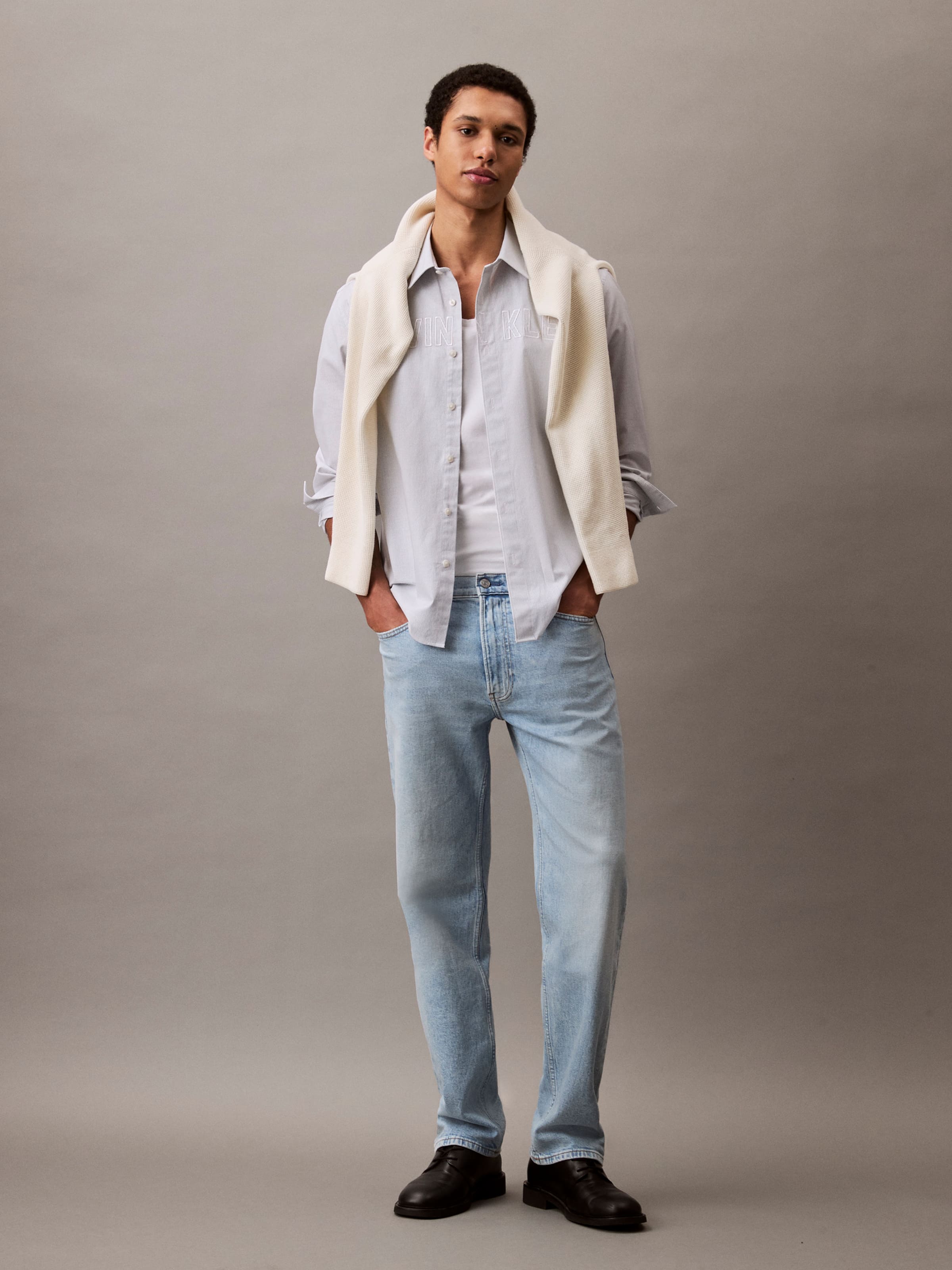 Standard Straight Jean In Sand Dollar - Just Jeans Online