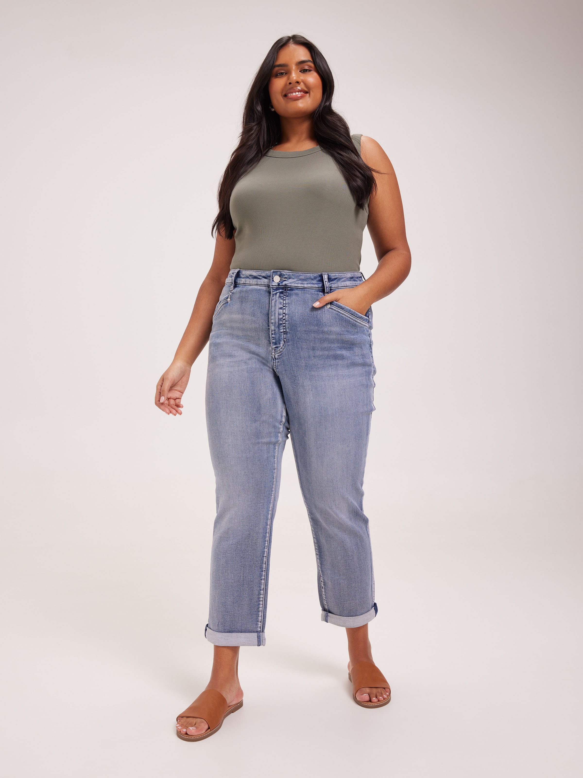 Curve Amaze High Rise Boyfriend Jean - Just Jeans Online