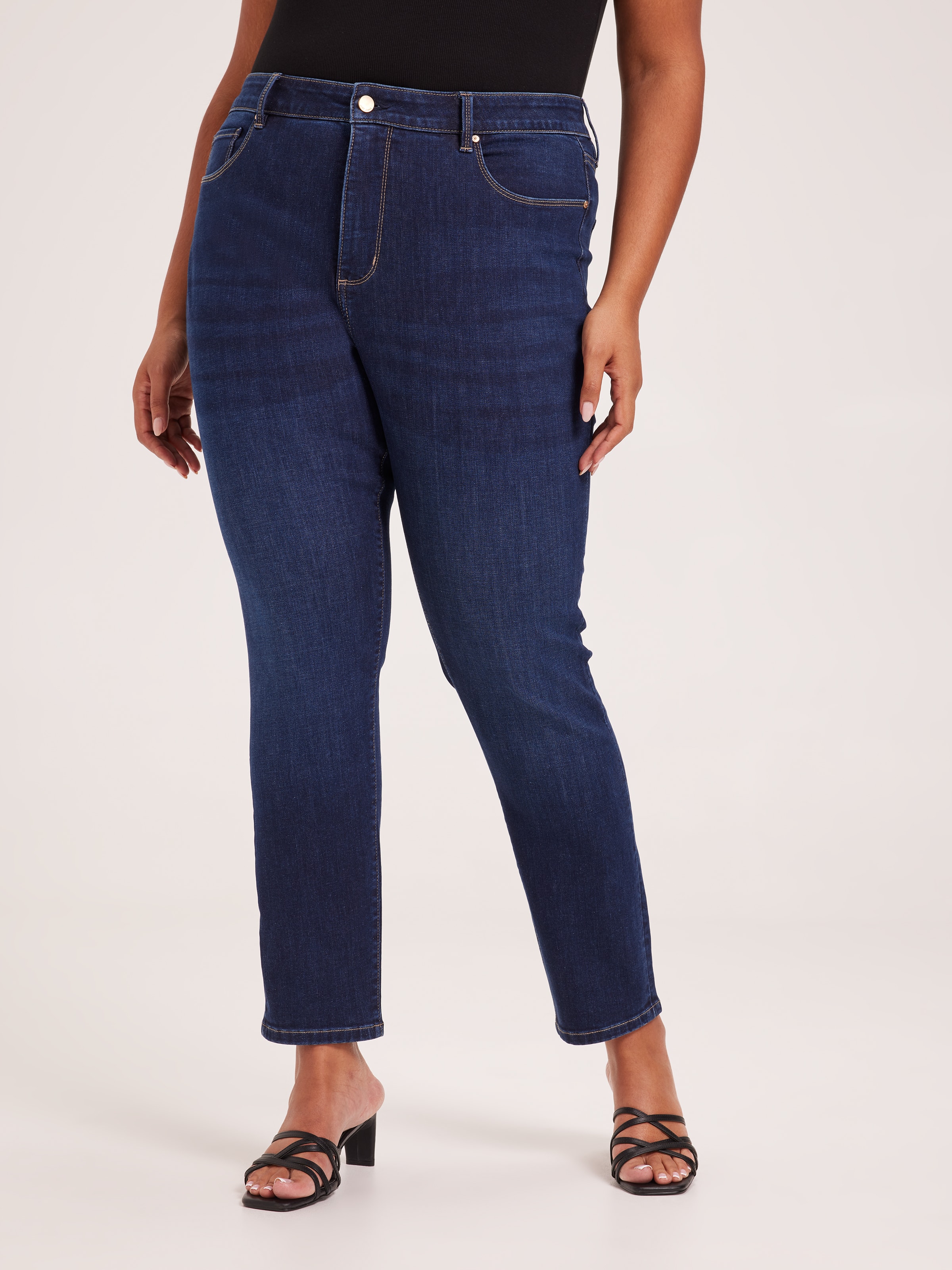 Curve Reformed High Rise Skinny Ankle Jean Dark Sapphire - Just Jeans Online
