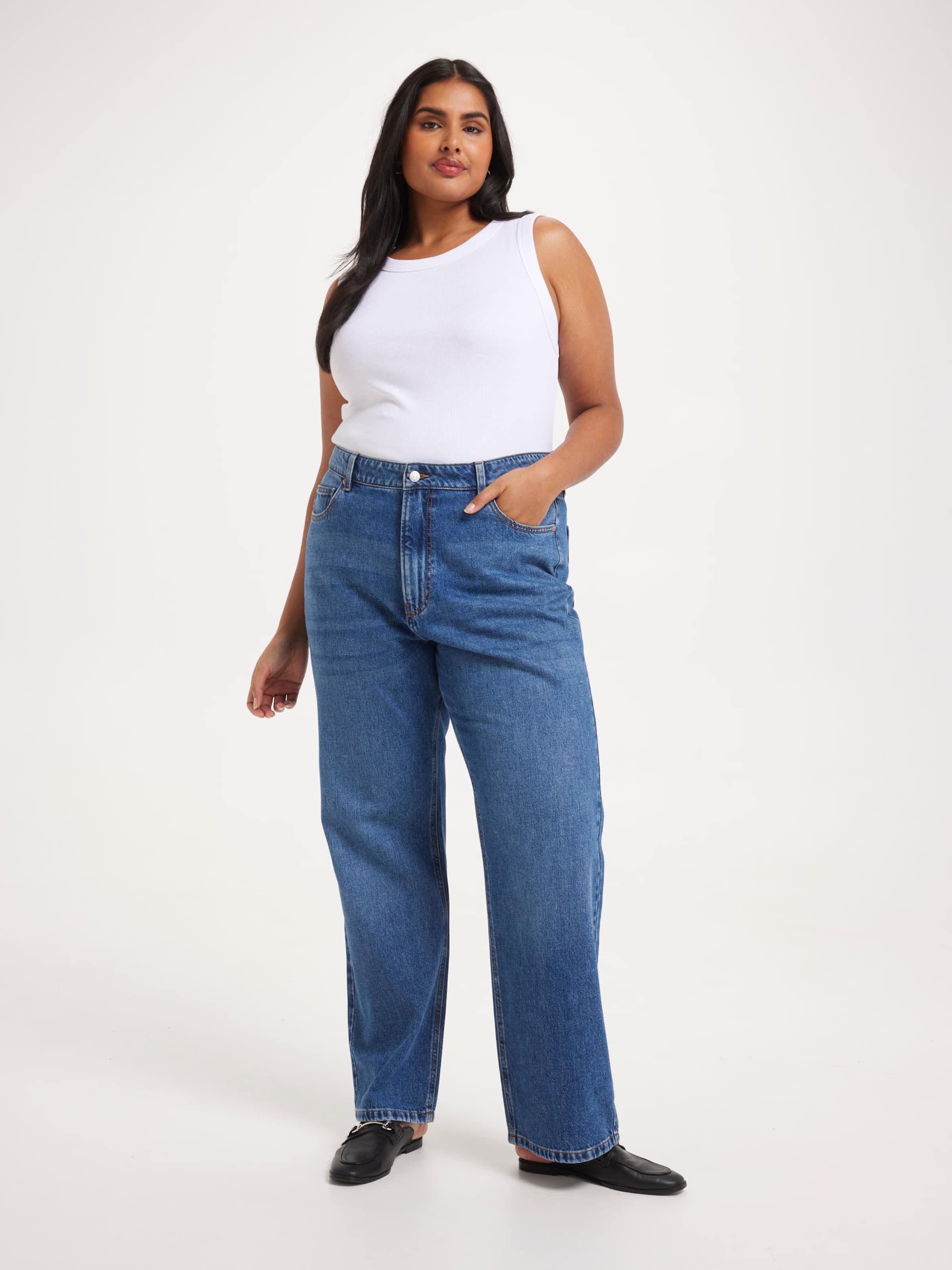 Curve Originals Jules Relaxed Straight Jean - Just Jeans Online