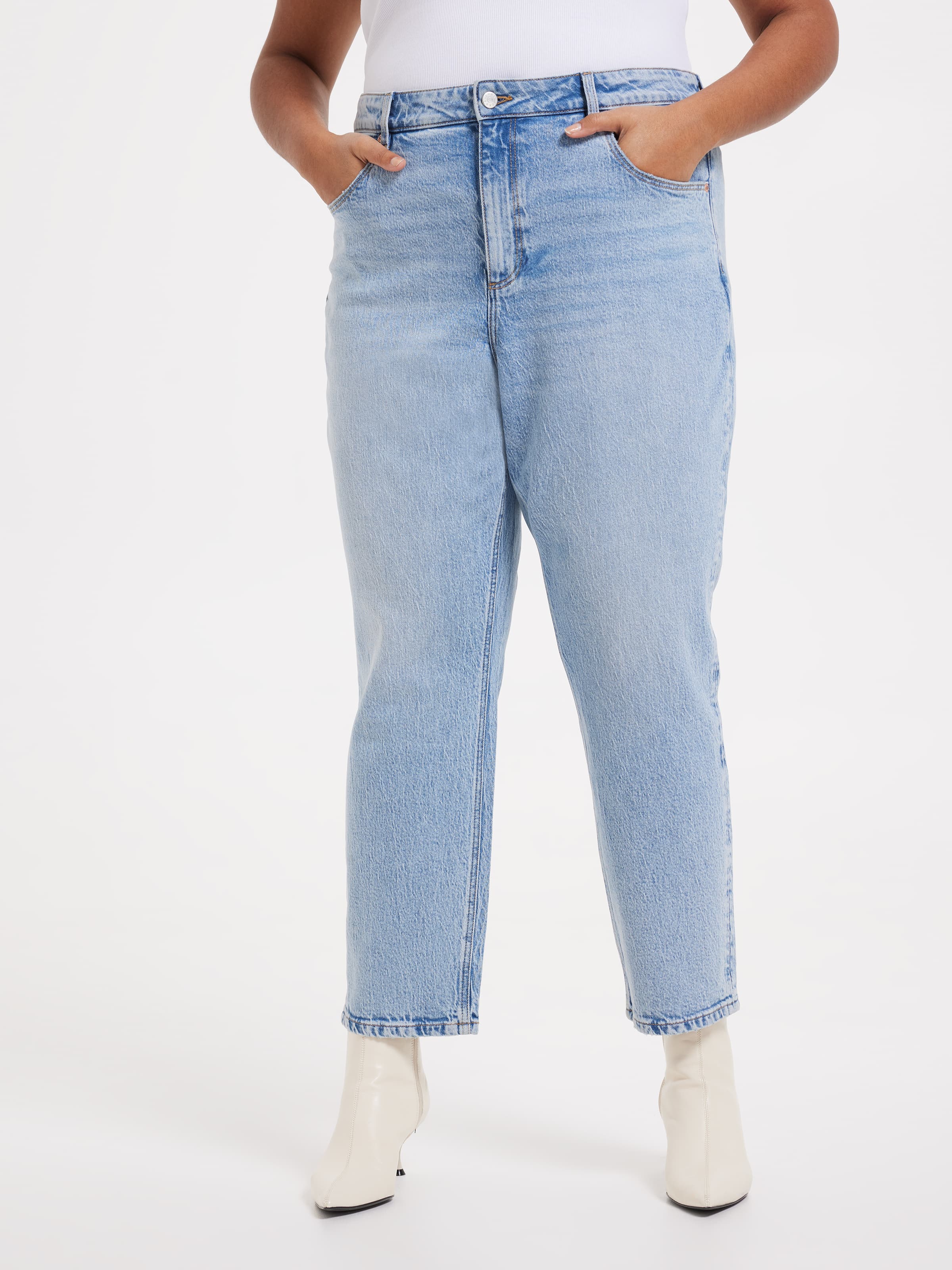 Curve Originals Sky High Mom Jean - Just Jeans Online
