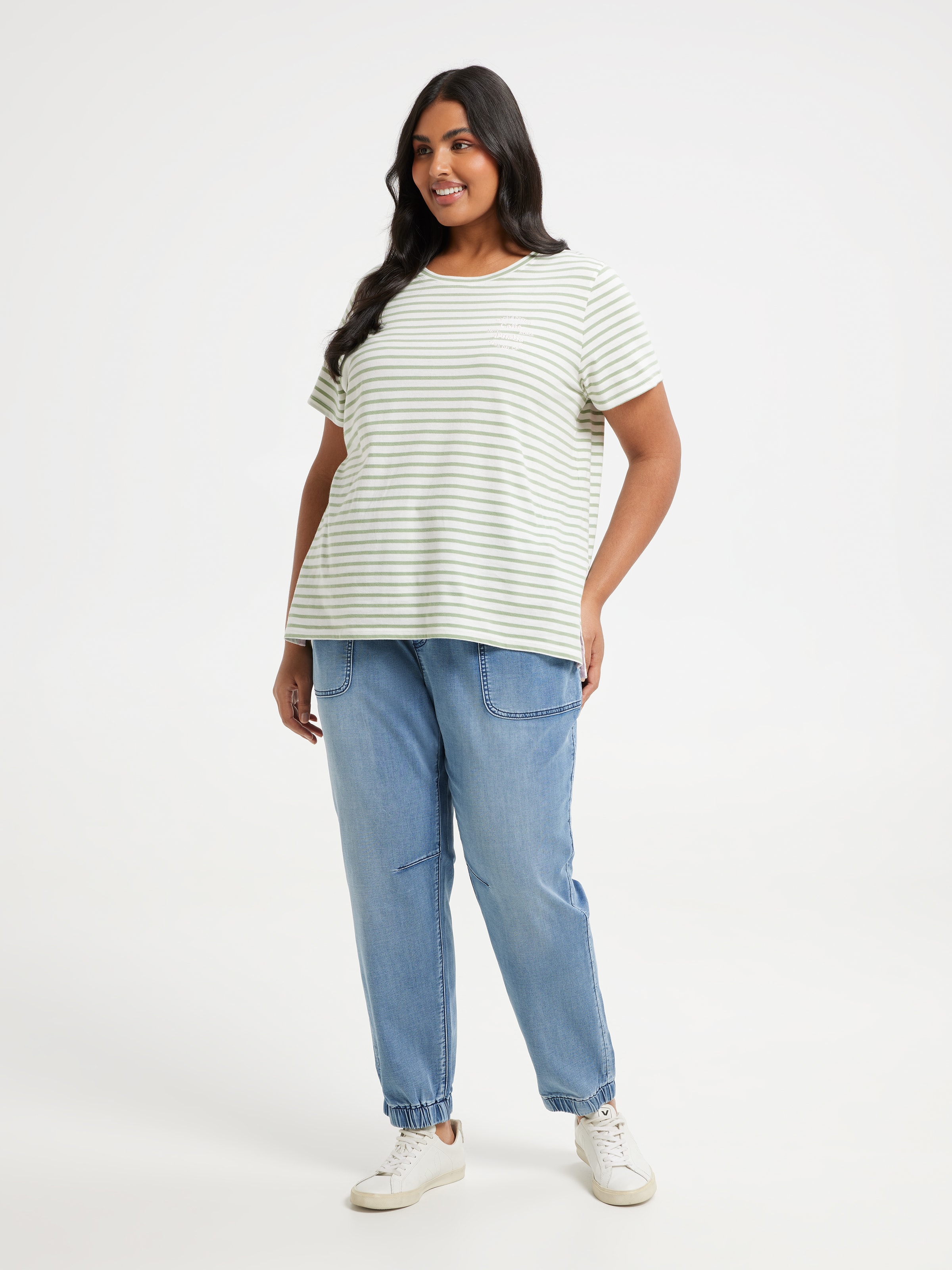 Curve Amaze Tapered Jog Pant - Just Jeans Online