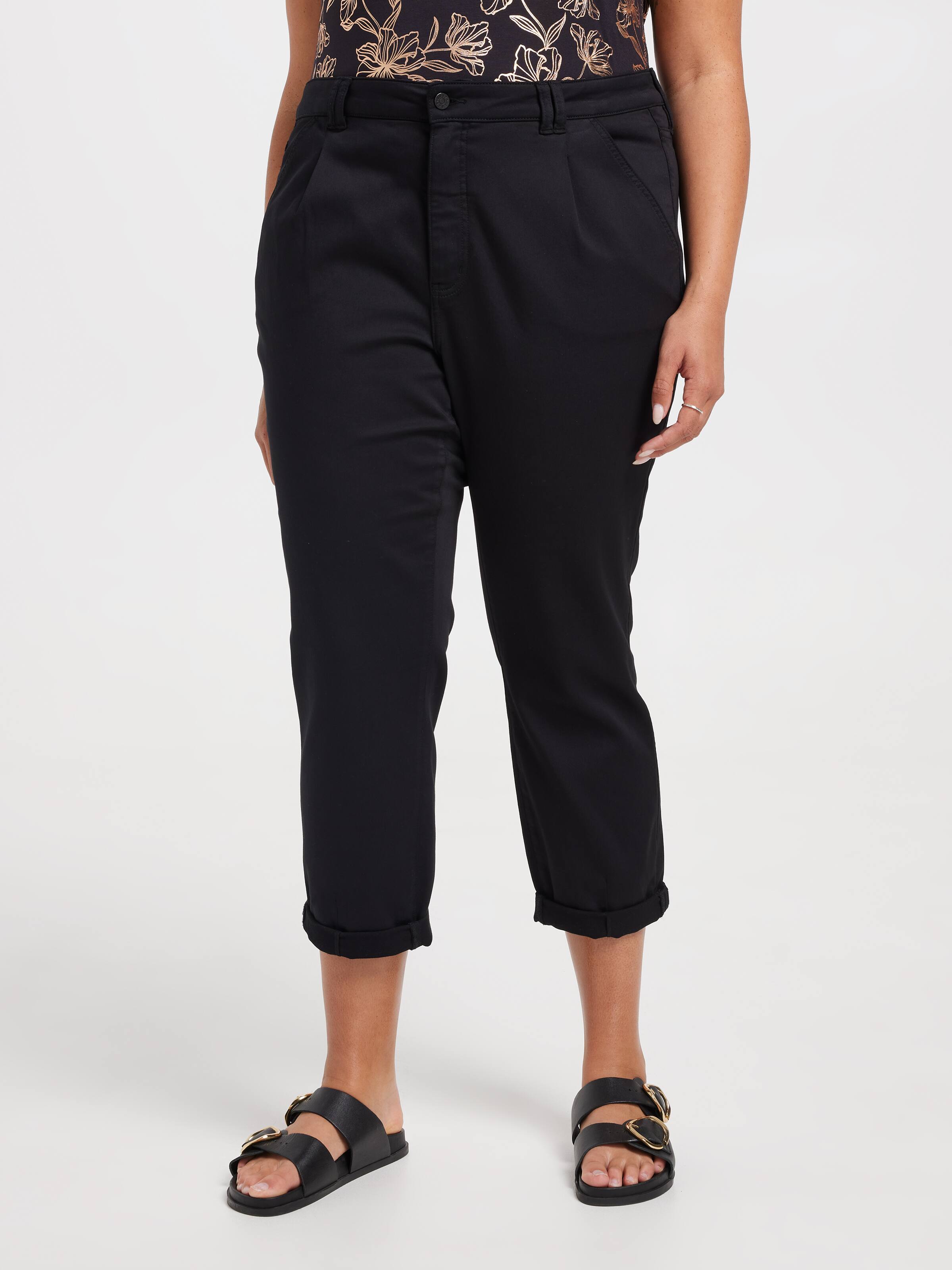 Curve Amaze Pleat Front Chino - Just Jeans Online
