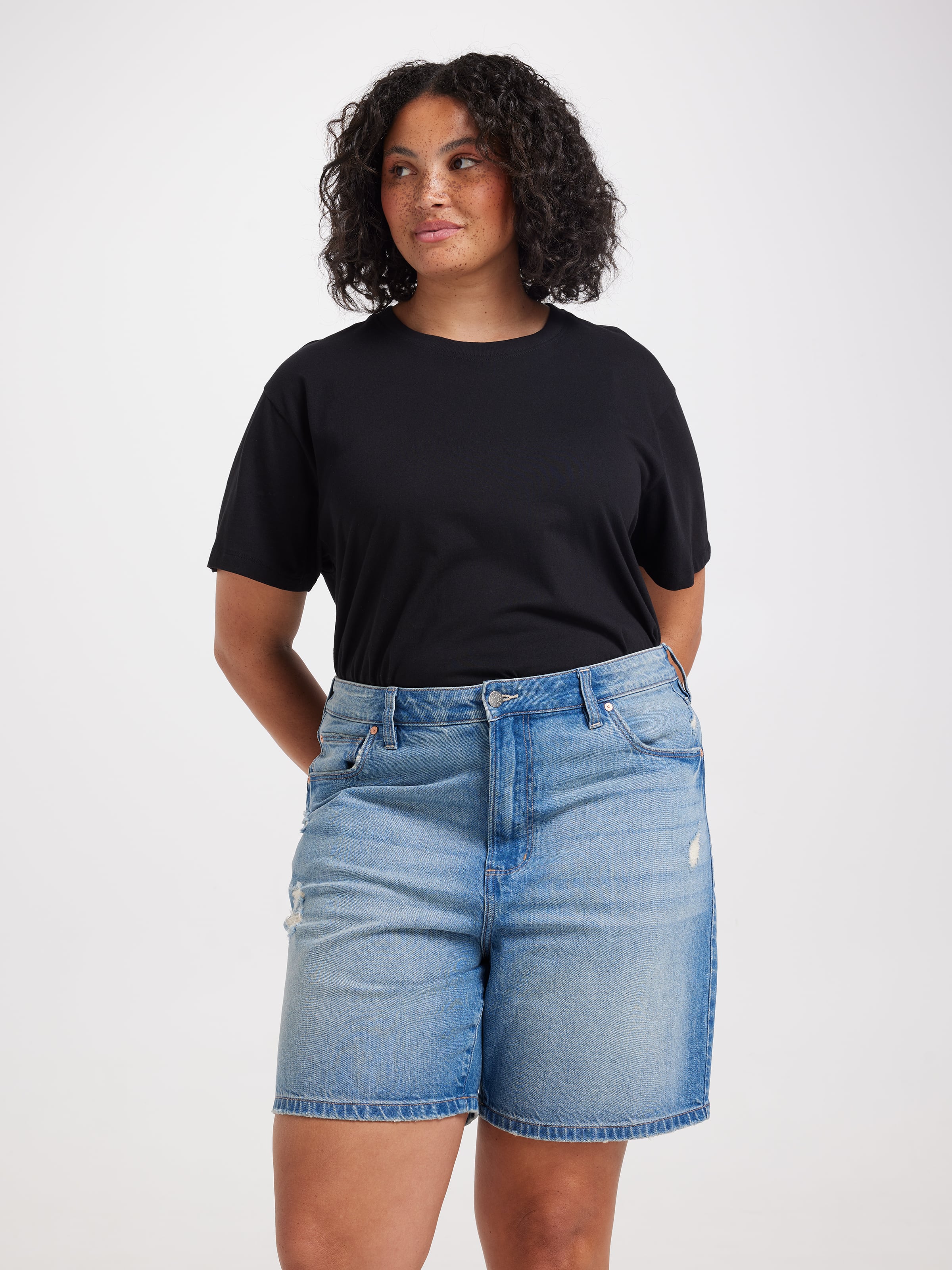 Curve Originals Almost Rigid Bermuda - Just Jeans Online