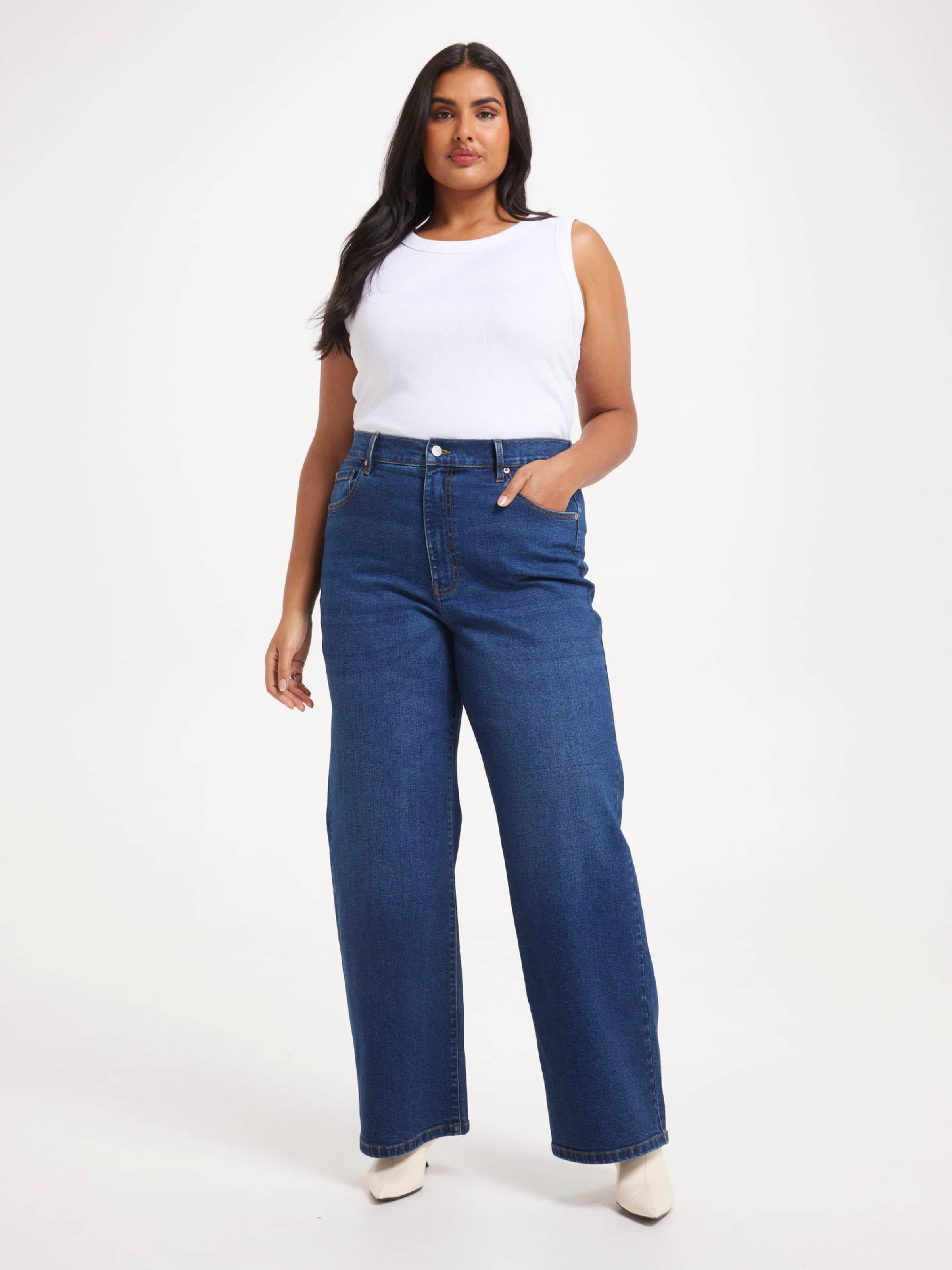 Curve Originals High Rise Wide Leg Jean - Just Jeans Online