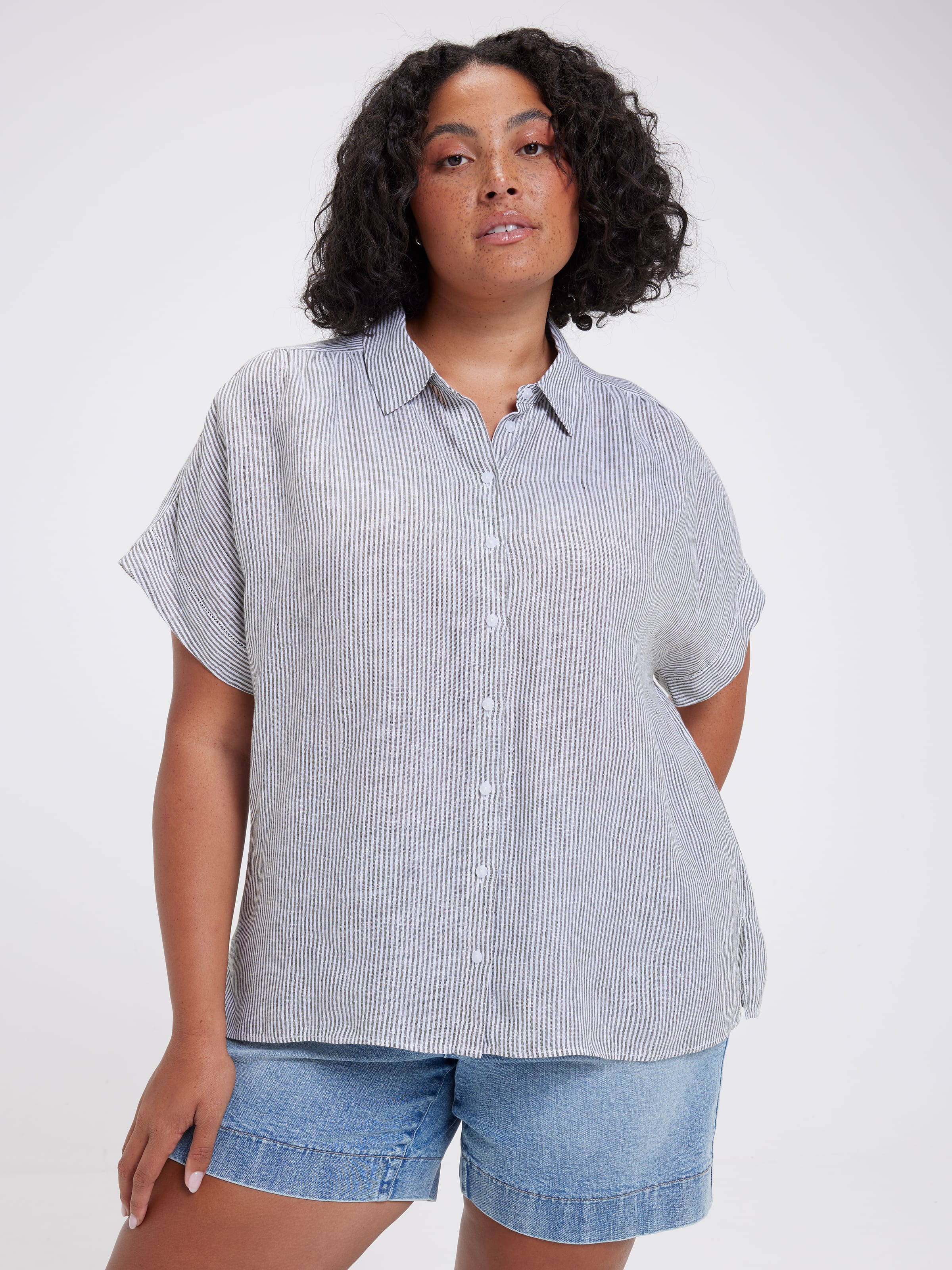 Curve Connor Short Sleeve Shirt - Just Jeans Online
