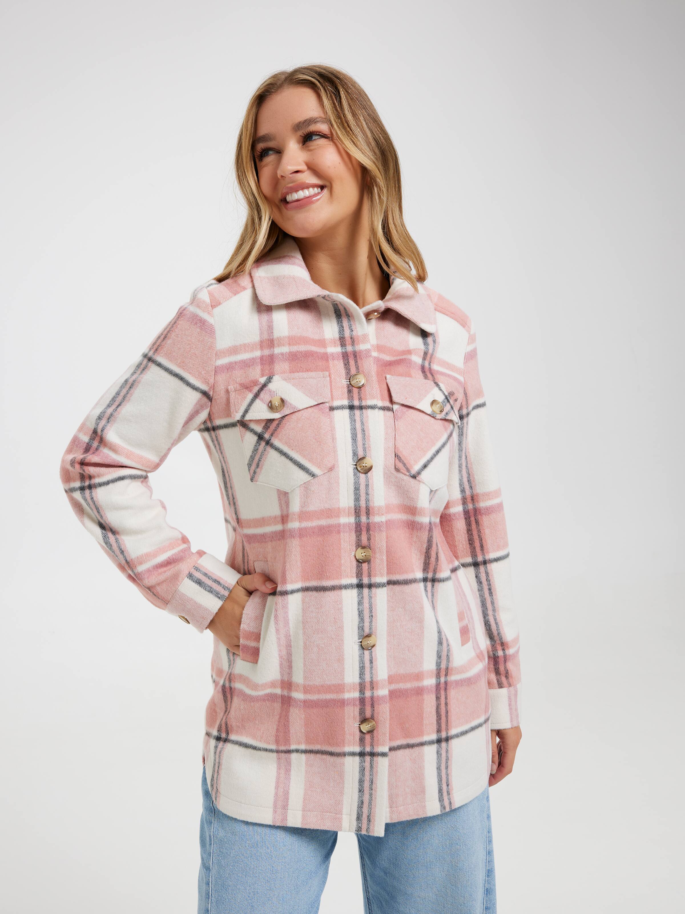 Nicole Mid Shacket - Just Jeans Online