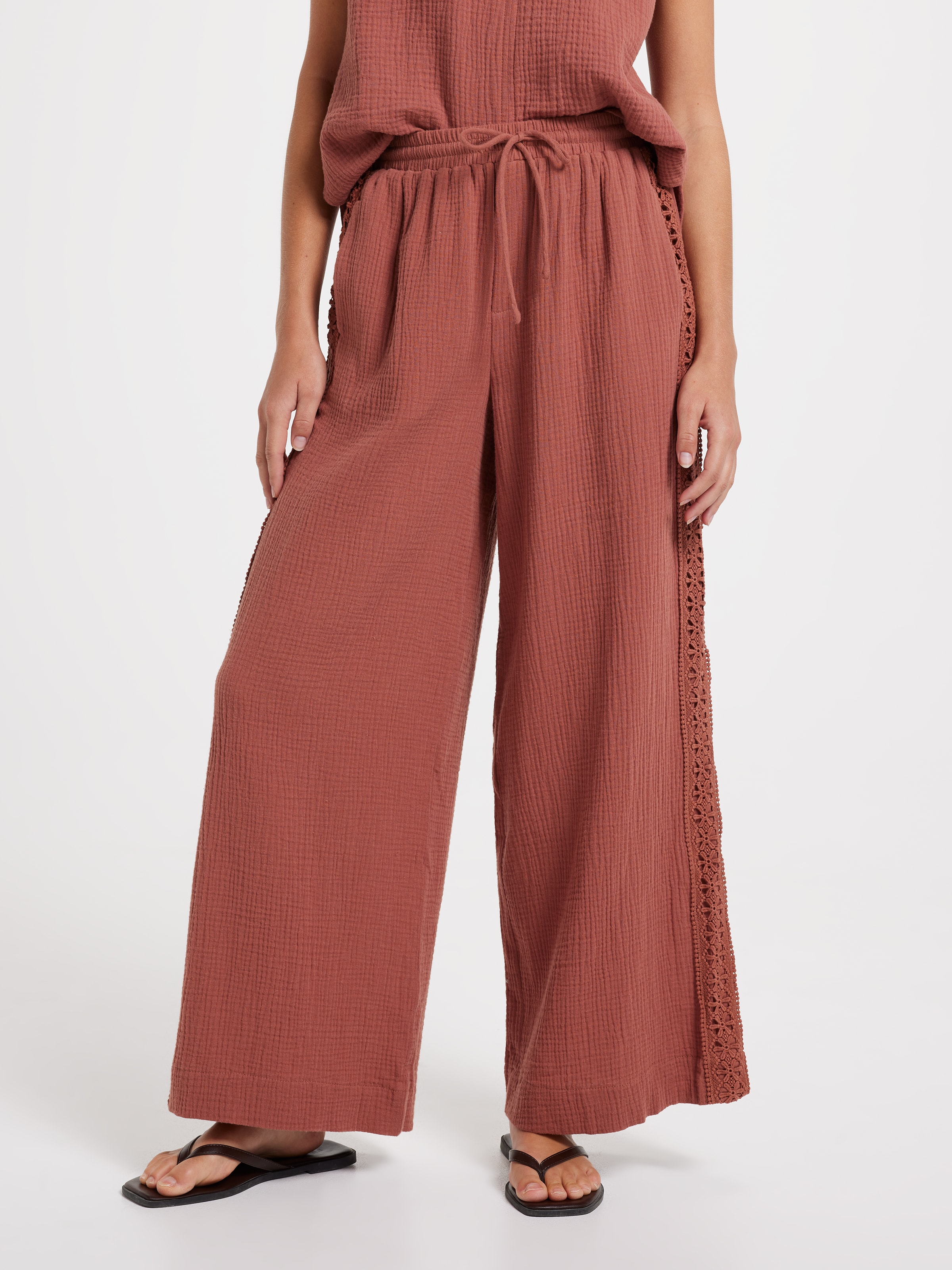Cheese Cloth Resort Pant - Just Jeans Online