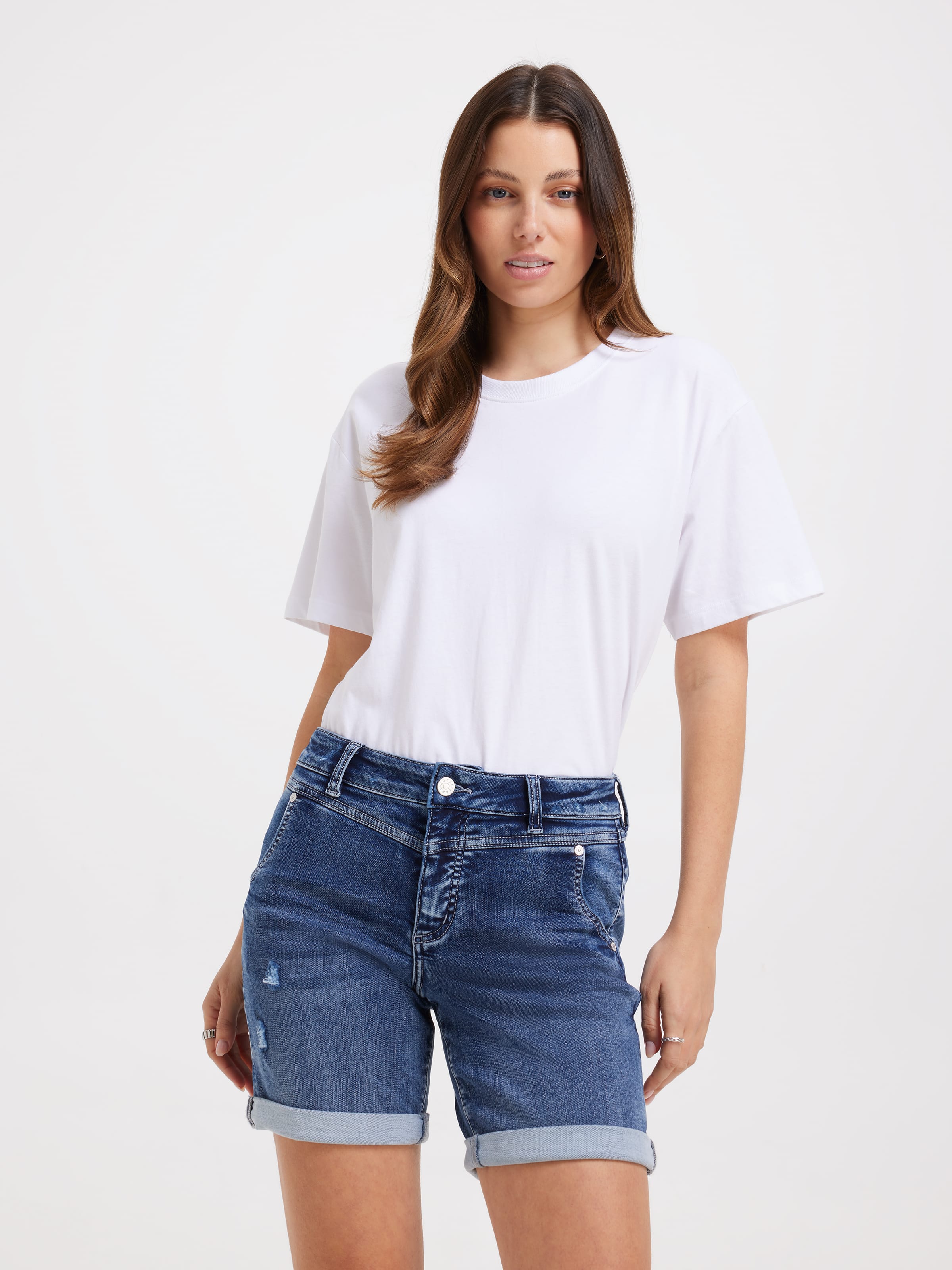 Amaze Ripped Girlfriend Short - Just Jeans Online