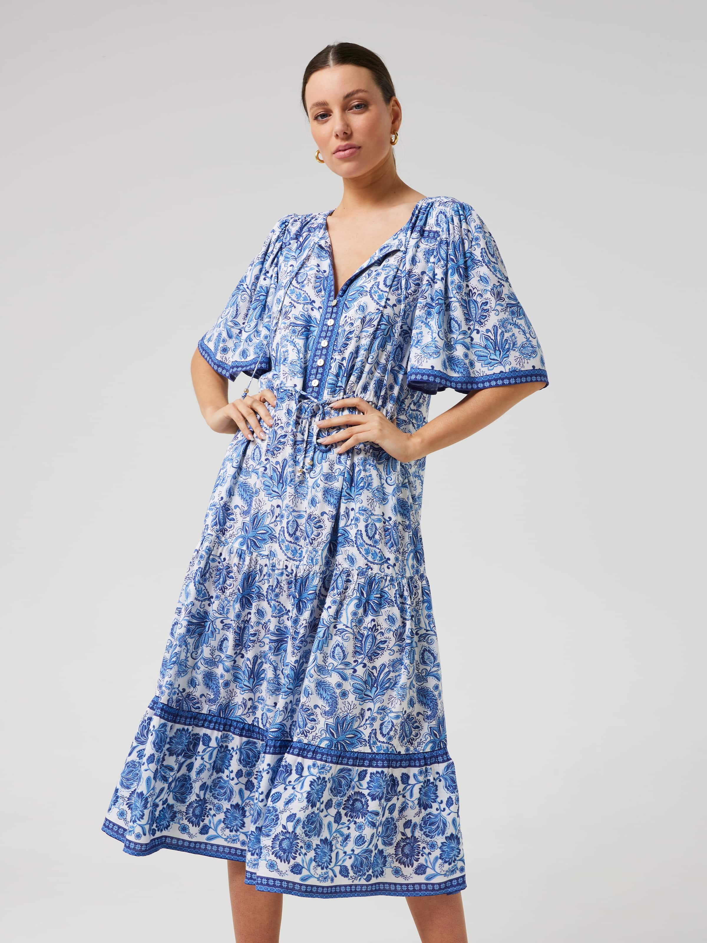 Evie Long Boho Dress - Just Jeans Online