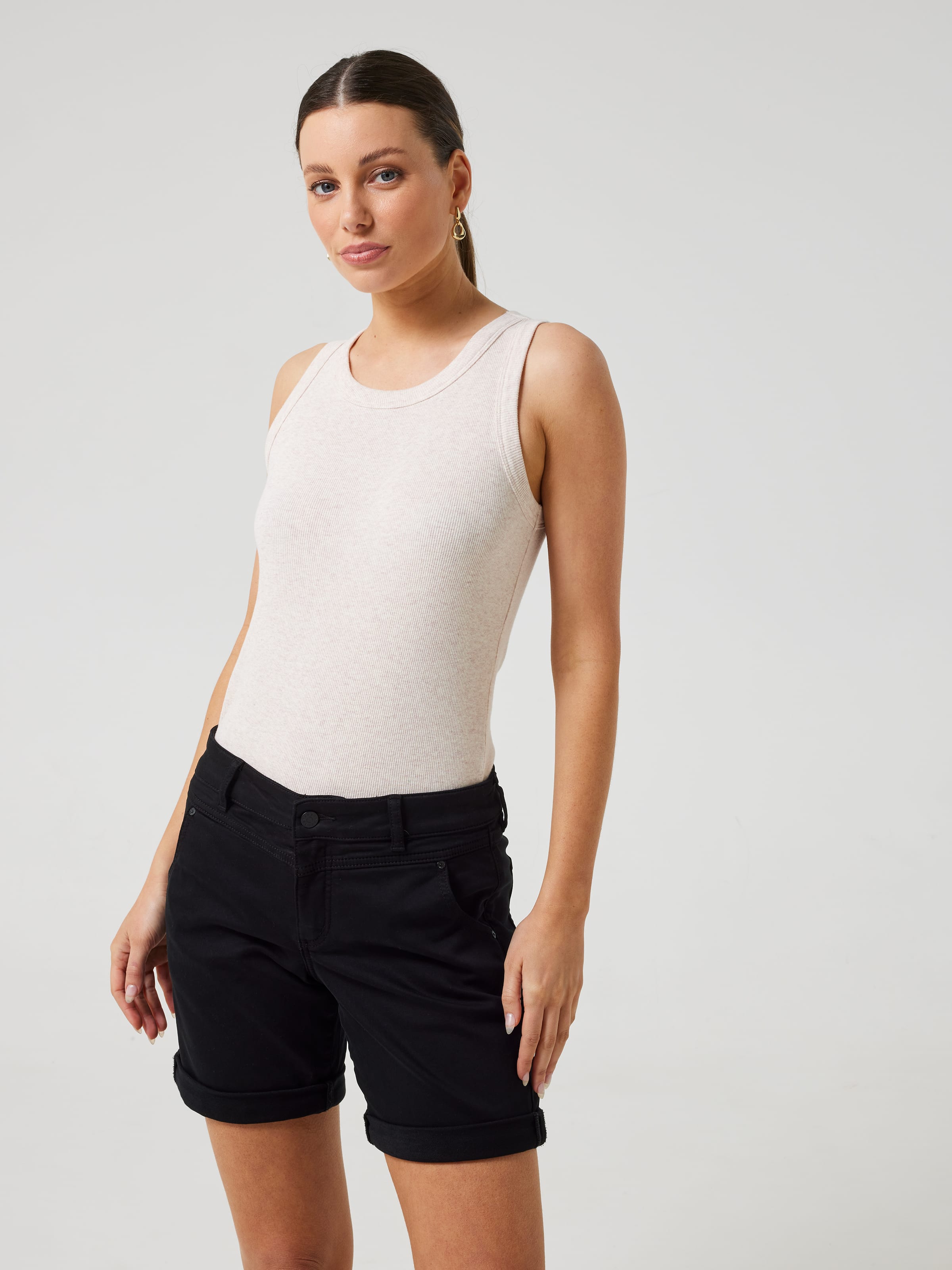 Amaze Mid Rise Girlfriend Short - Just Jeans Online