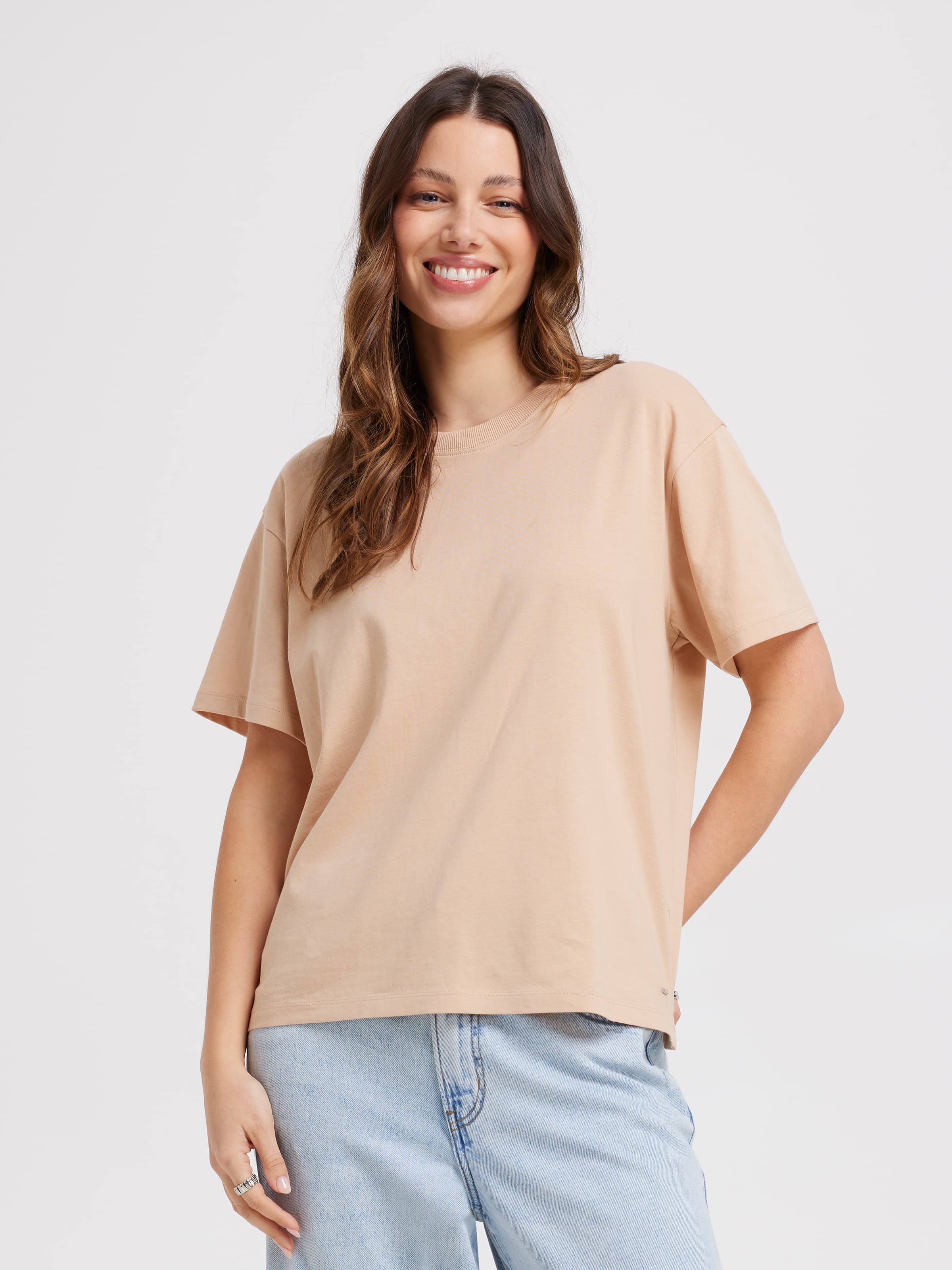 Everyday Regular Tee Nougat - Just Jeans Online