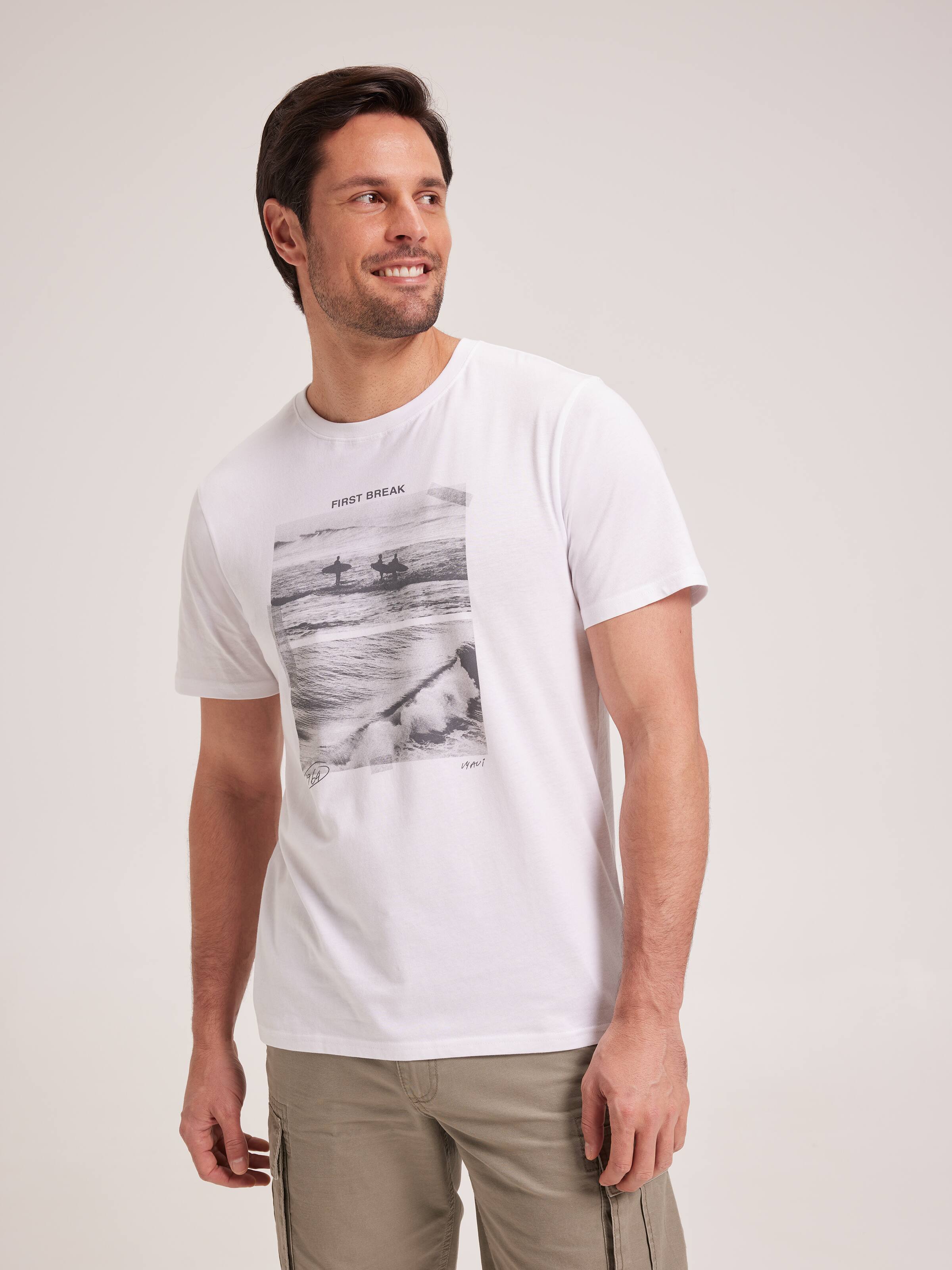 First Break Tee White - Just Jeans Online