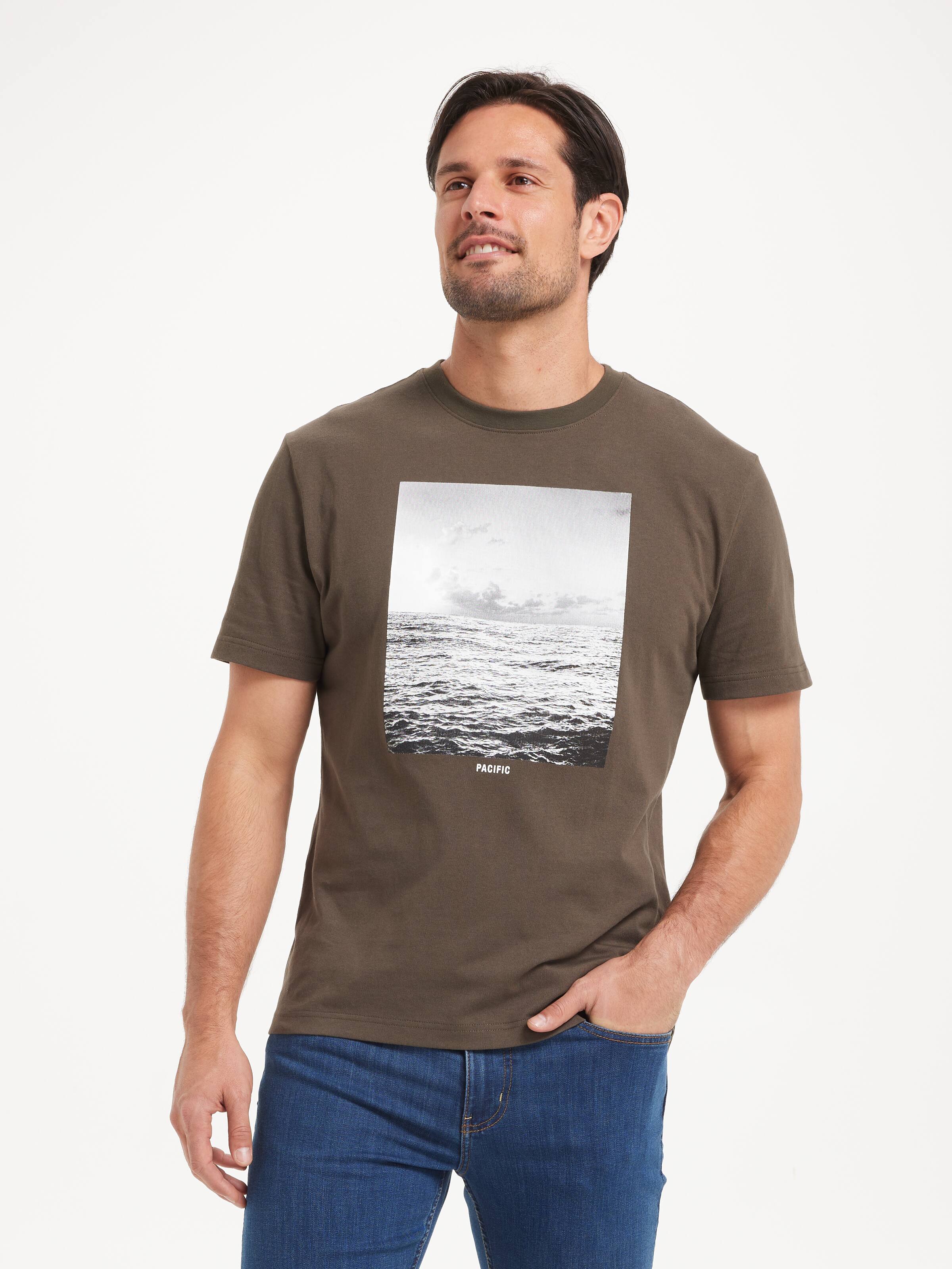 Tonal Block Ocean Tee - Just Jeans Online
