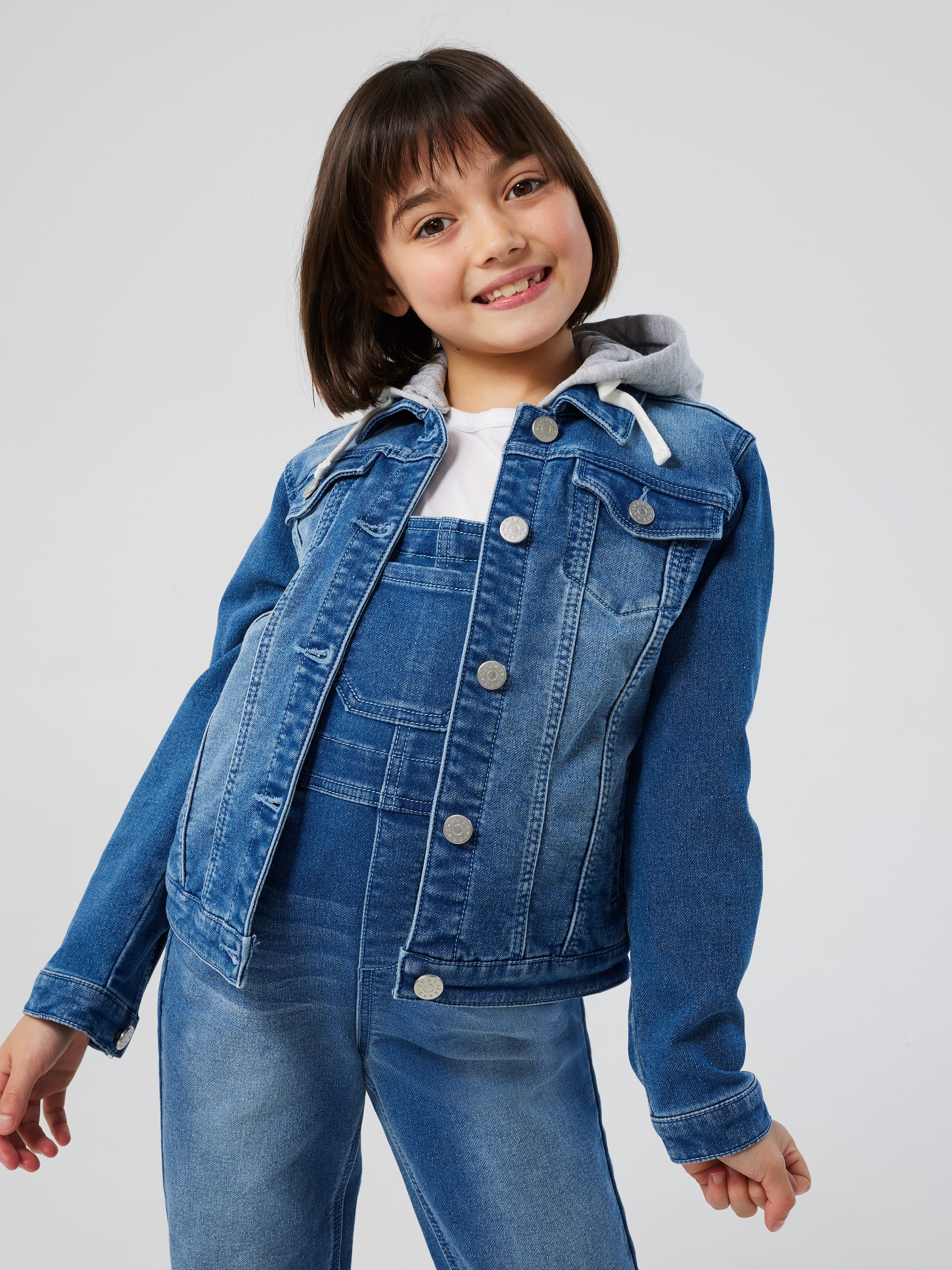 Junior Girls Amaze Hooded Jacket Ocean Waves - Just Jeans Online