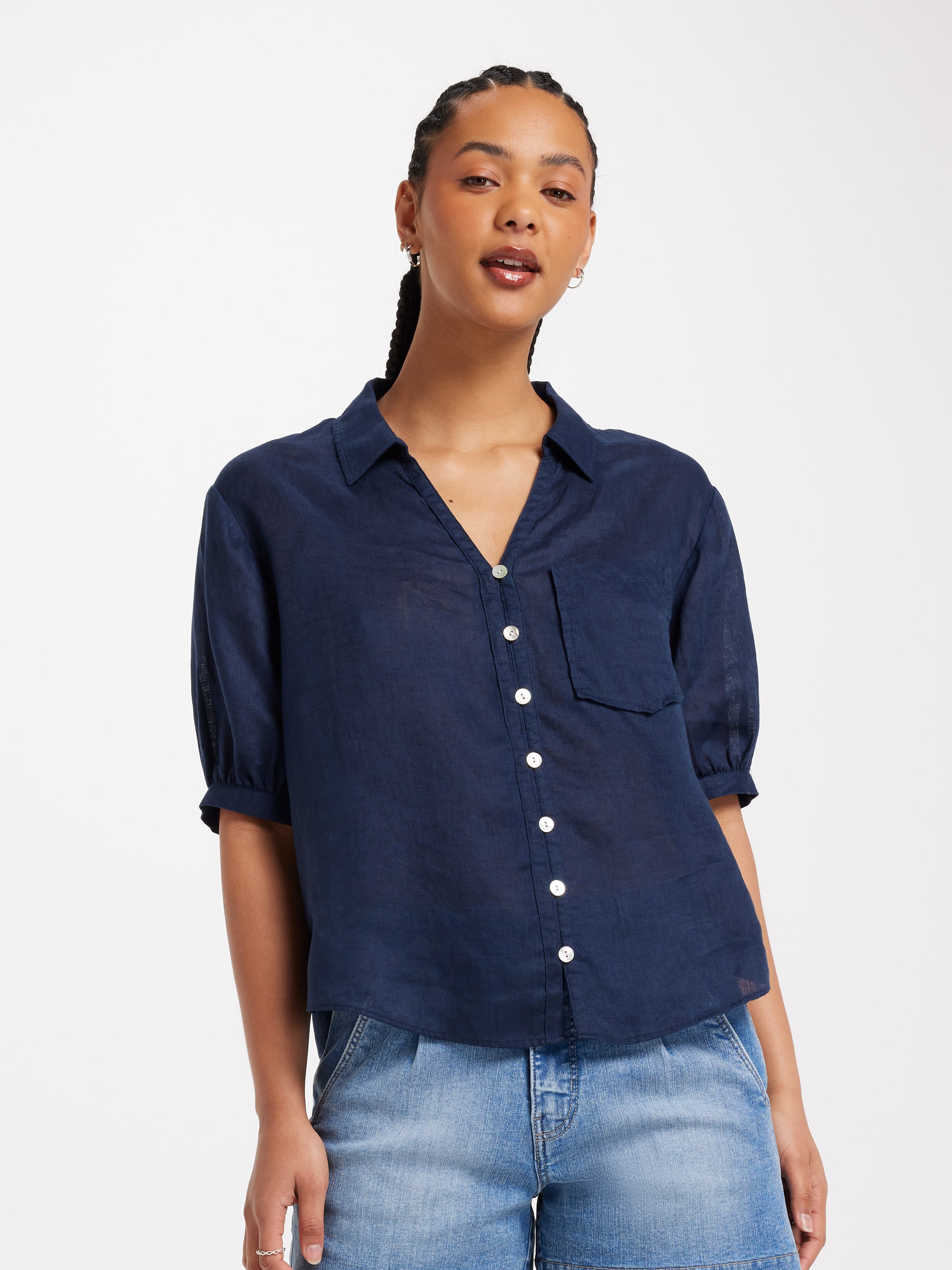 Tyra Short Sleeve Shirt - Just Jeans Online